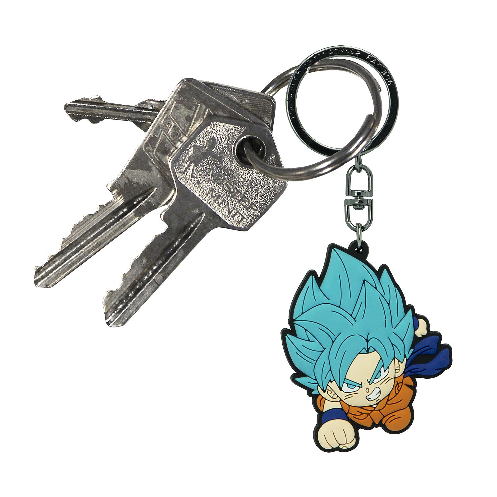 Dragon Ball - Super Saiyan God Super Saiyan Son Goku Keychain | Elbenwald