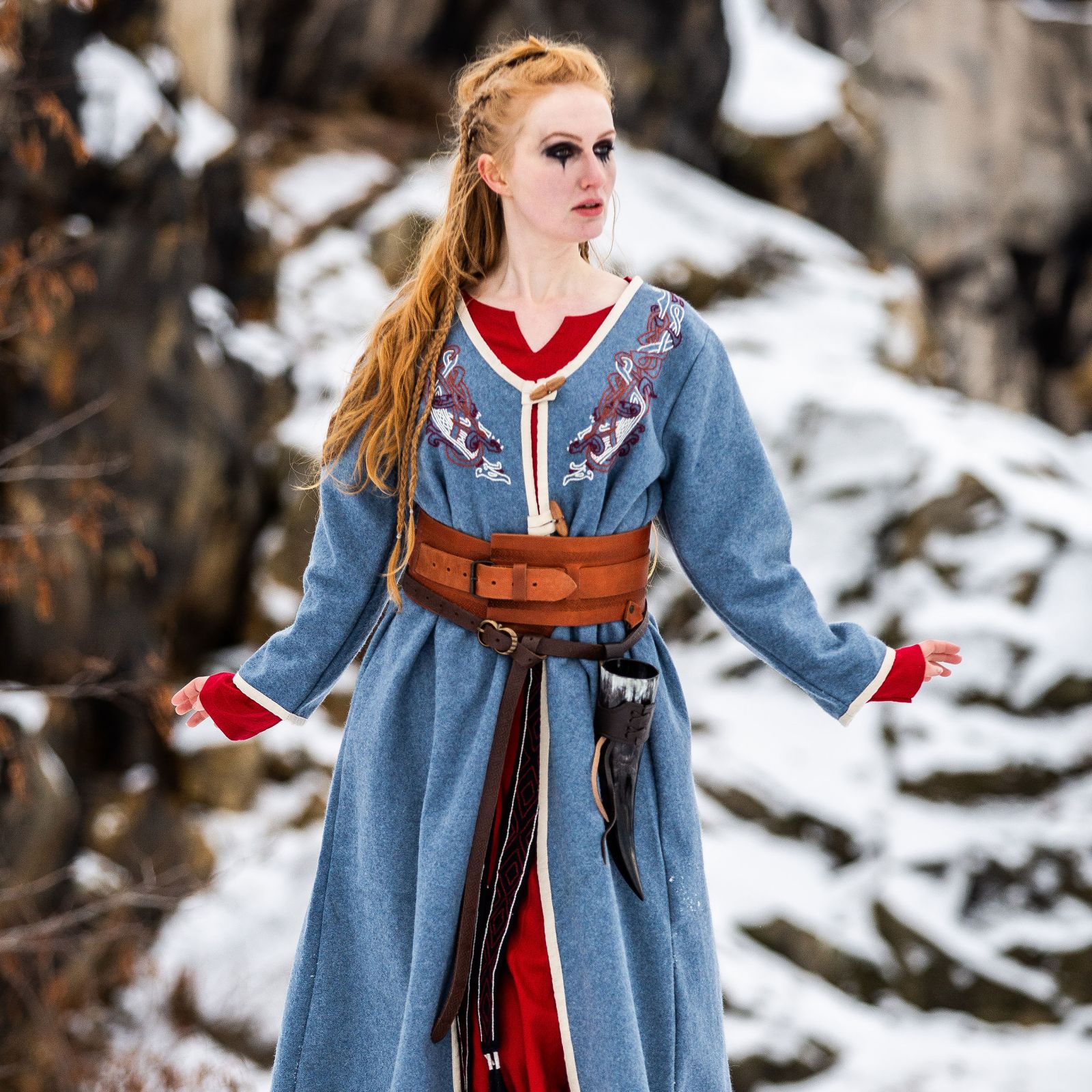 Medieval Birka Coat Blue | Elbenwald