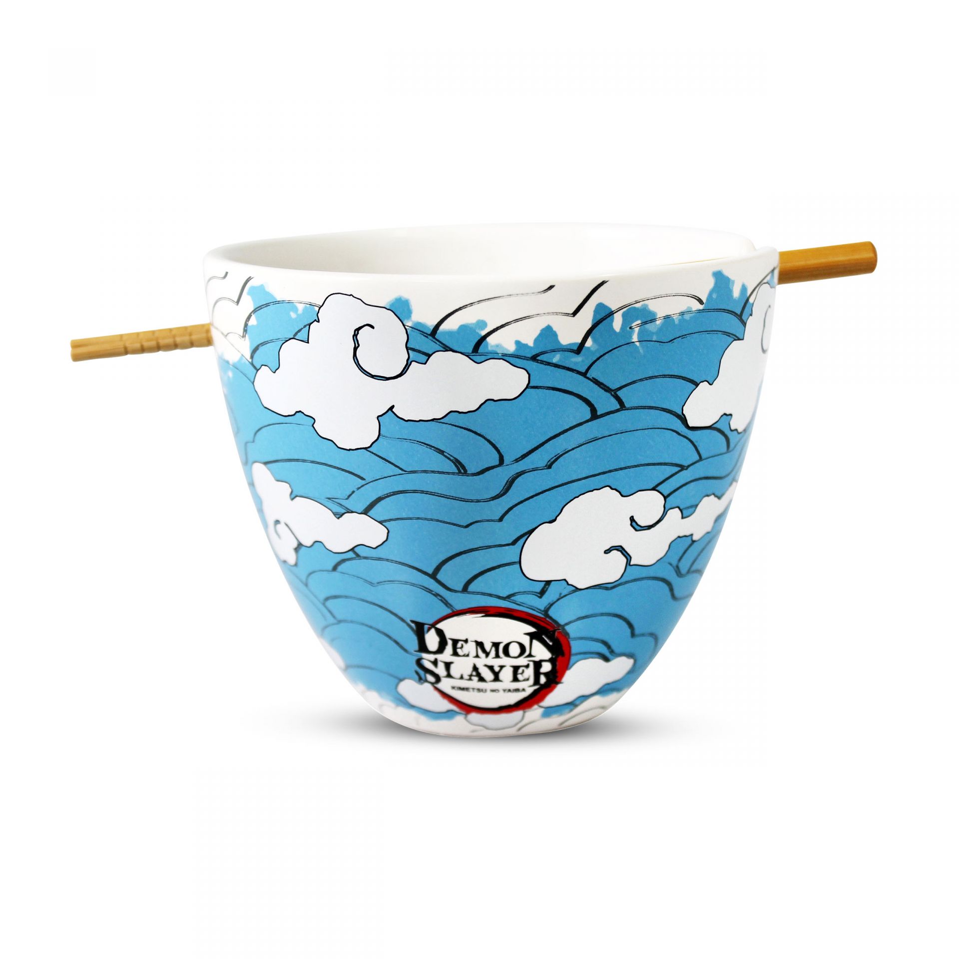 Demon Slayer - Tanjiro Mask Ramen Bowl with Chopsticks | Elbenwald