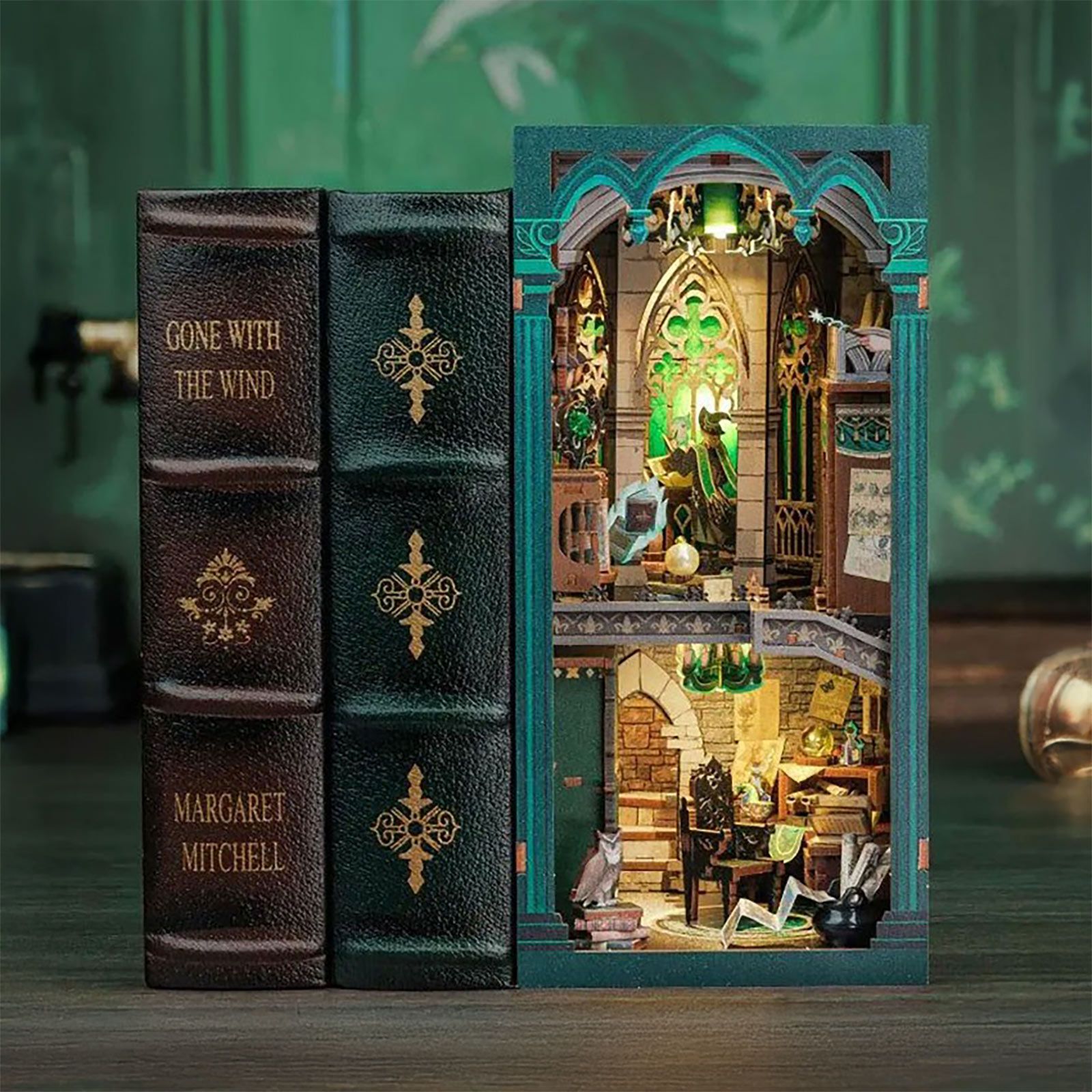 Darkness Common Room Book Nook Wooden Model Kit for Harry Potter Fans ...