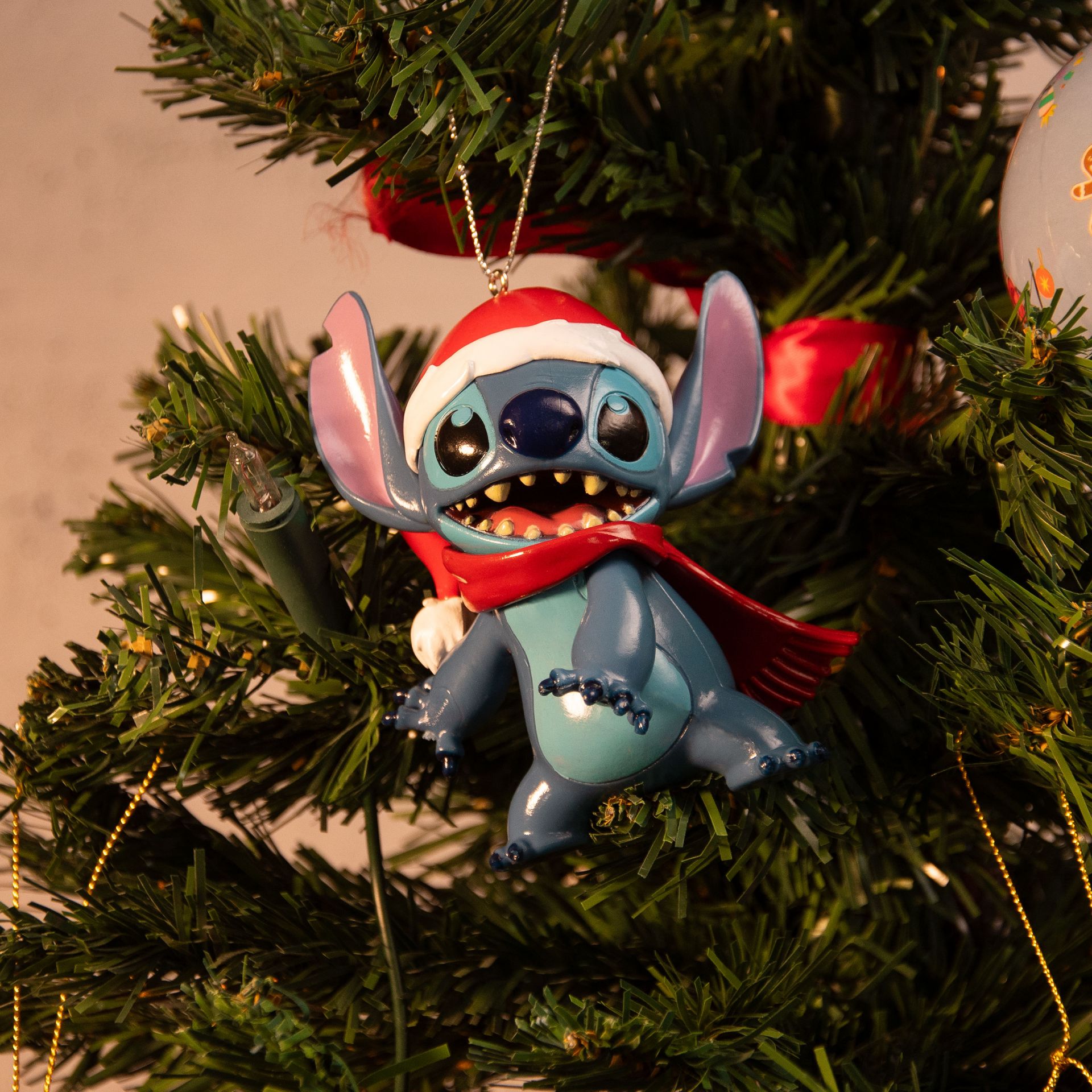Stitch Santa Claus Christmas Tree Decoration - Lilo & Stitch | Elbenwald