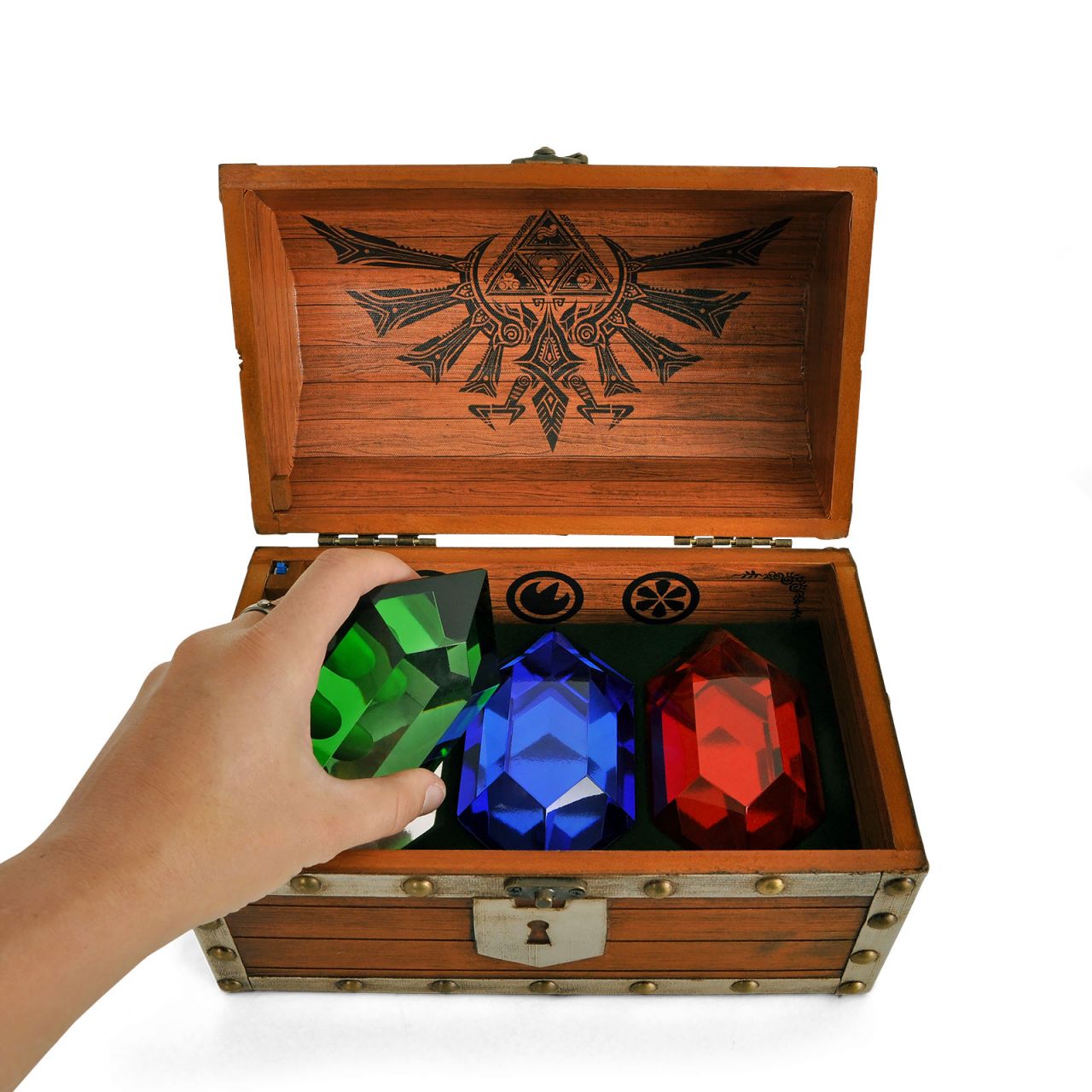 Zelda - Ruby Treasure Chest with Game Sound | Elbenwald