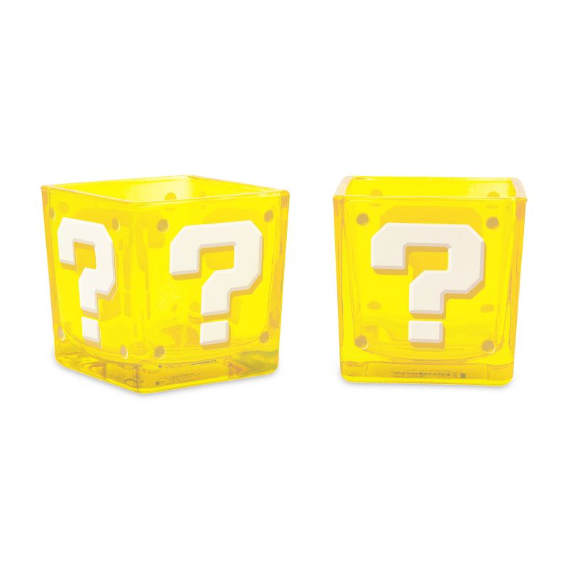 Super Mario - Question Mark Block Glass Set | Elbenwald