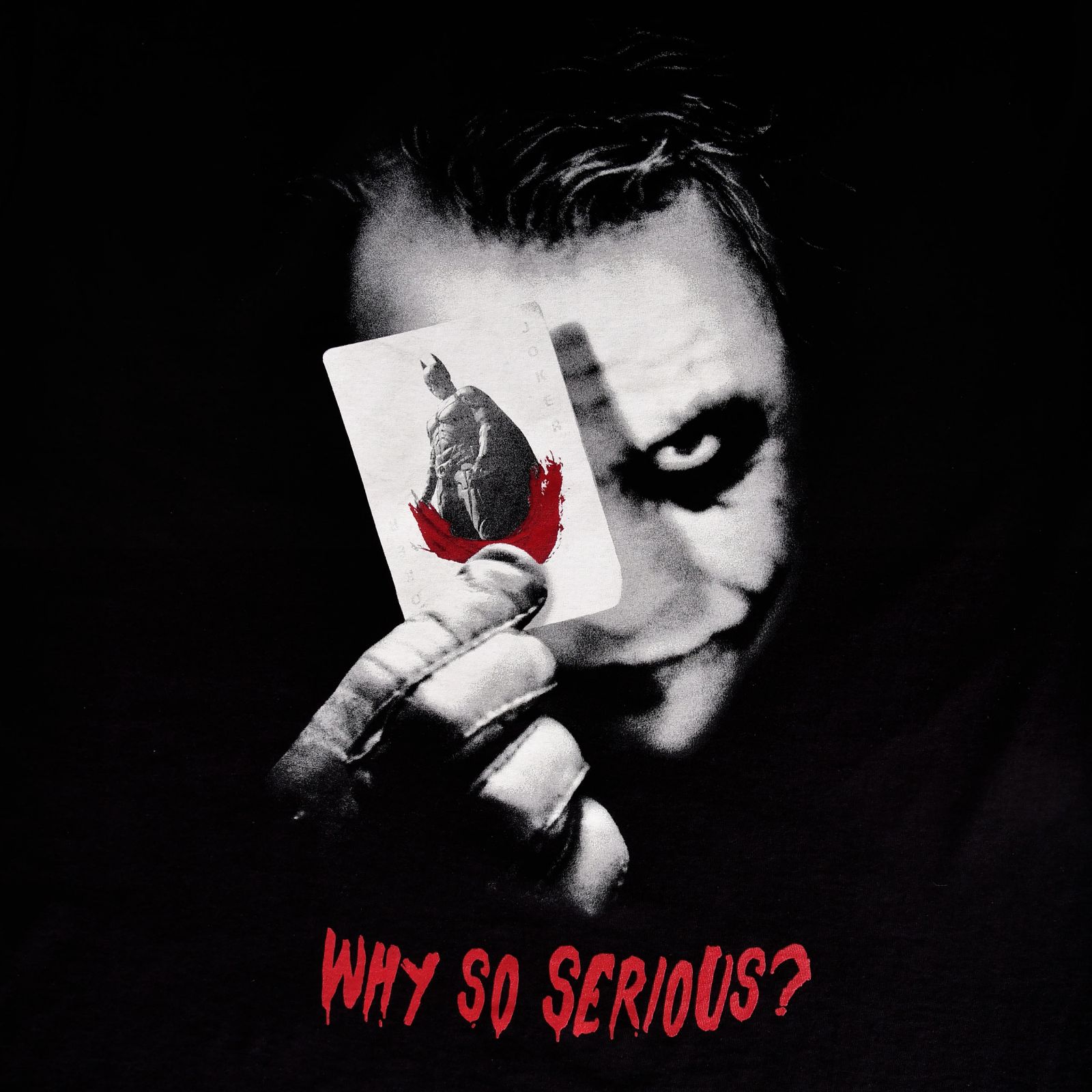 The Dark Knight - Why So Serious T-Shirt Black | Joker | Elbenwald