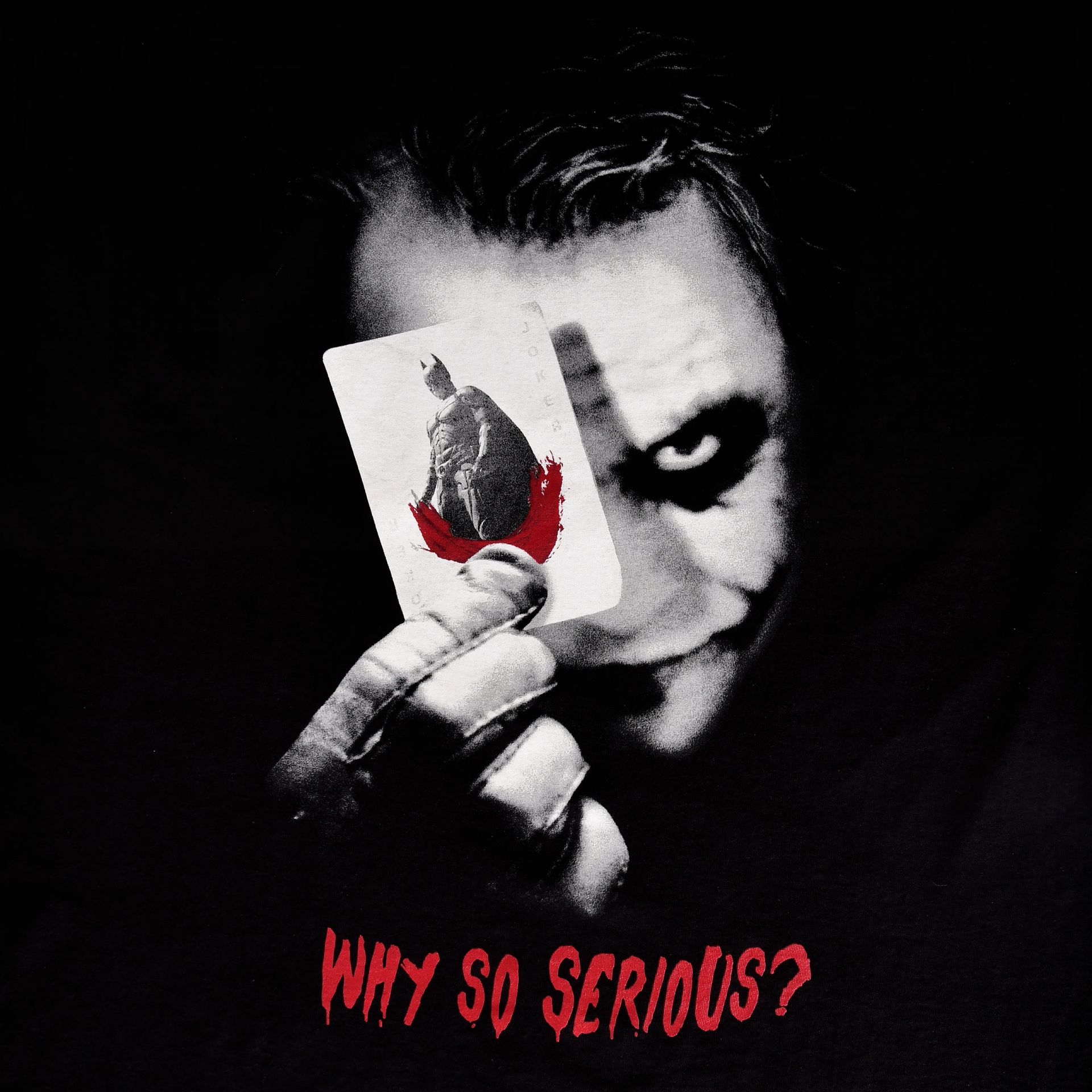 The Dark Knight - Why So Serious T-Shirt Black | Joker | Elbenwald