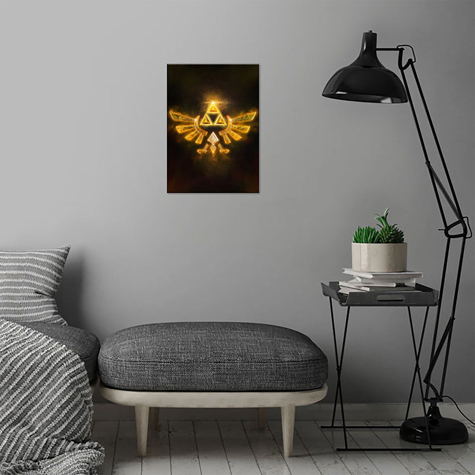 Hyrule Logo Metalen Poster voor Zelda Fans | Elbenwald