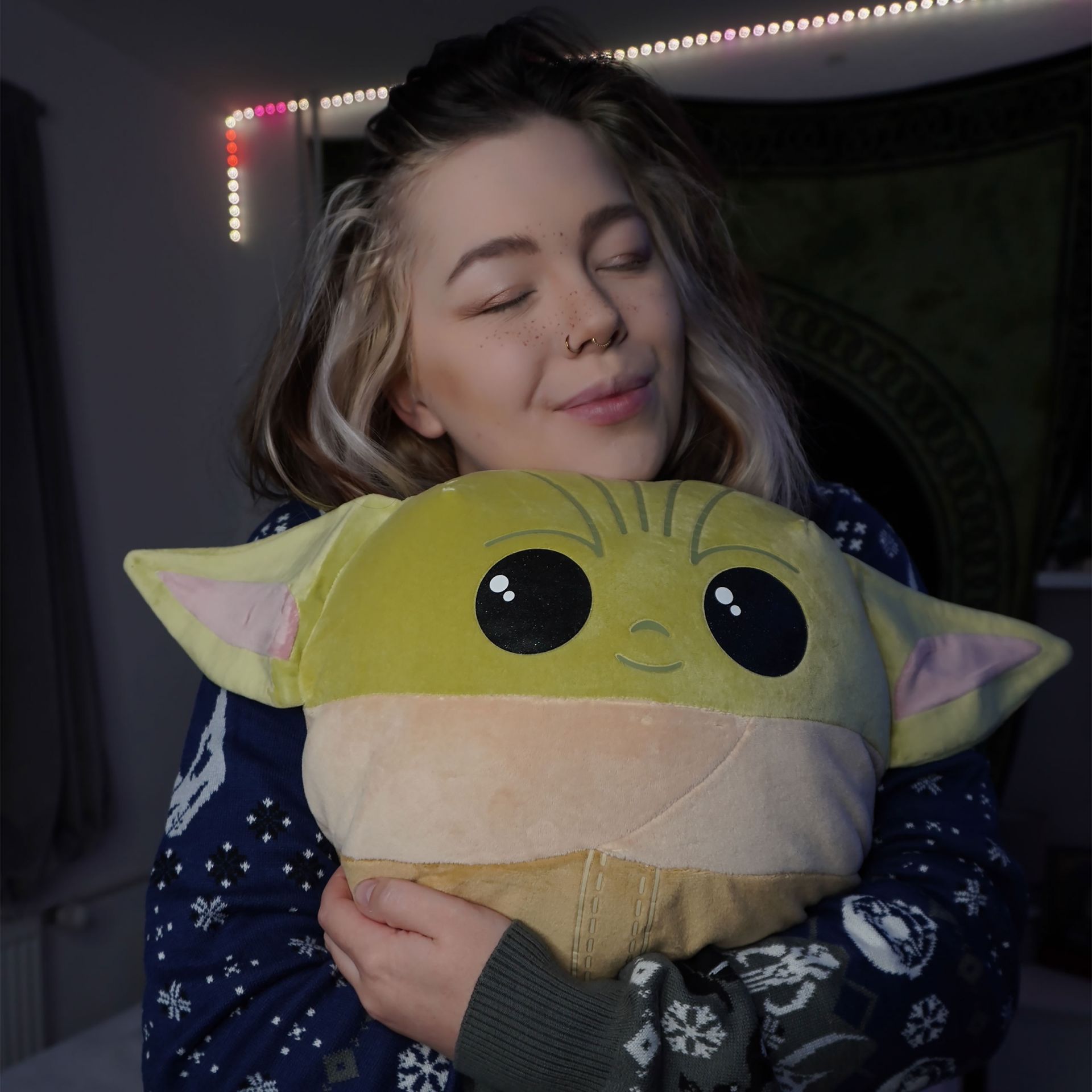 Grogu Squishy Beanies Plüsch Kissen 39cm - Star Wars The Mandalorian ...