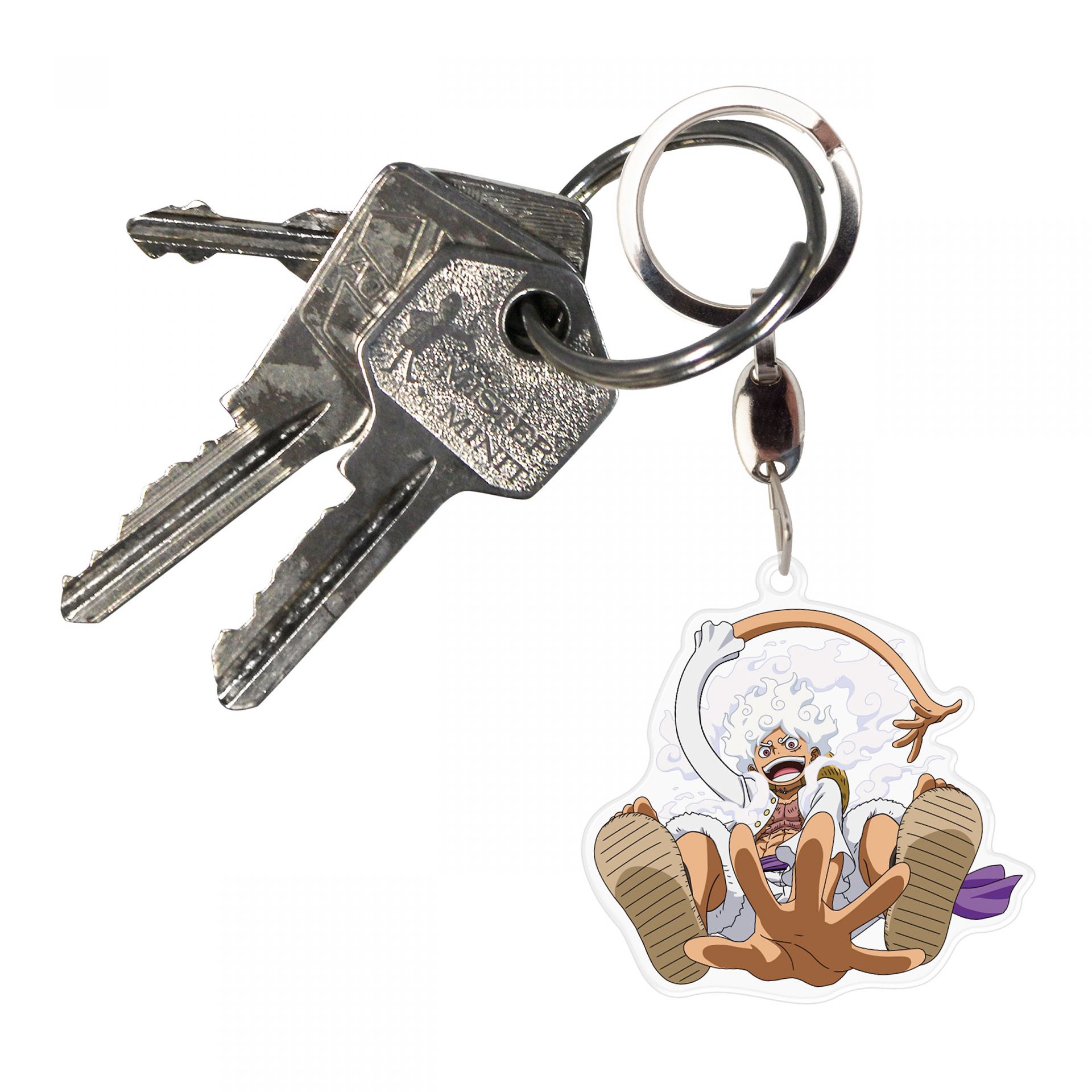 One Piece: Gear 5 - Monkey D. Luffy Keychain | Elbenwald