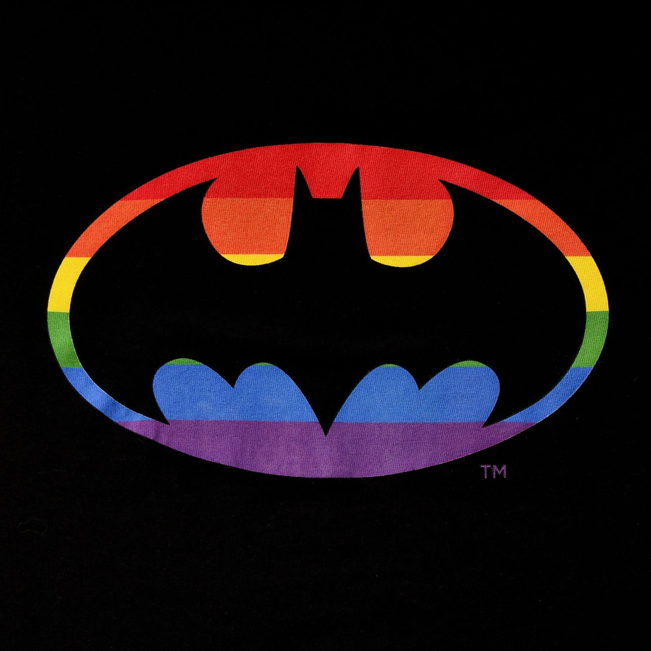 Batman - Pride Logo T-Shirt Black | Elbenwald