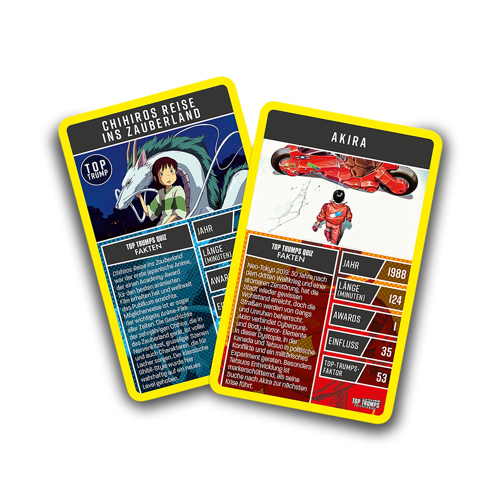 Cartes à jouer Anime Collectables Top Trumps | Elbenwald