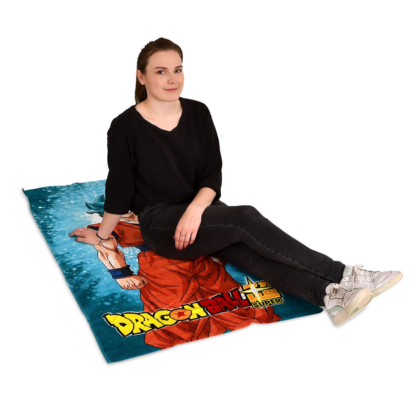 Dragon Ball - Super Saiyan God Super Saiyan Son Goku Bath Towel | Elbenwald