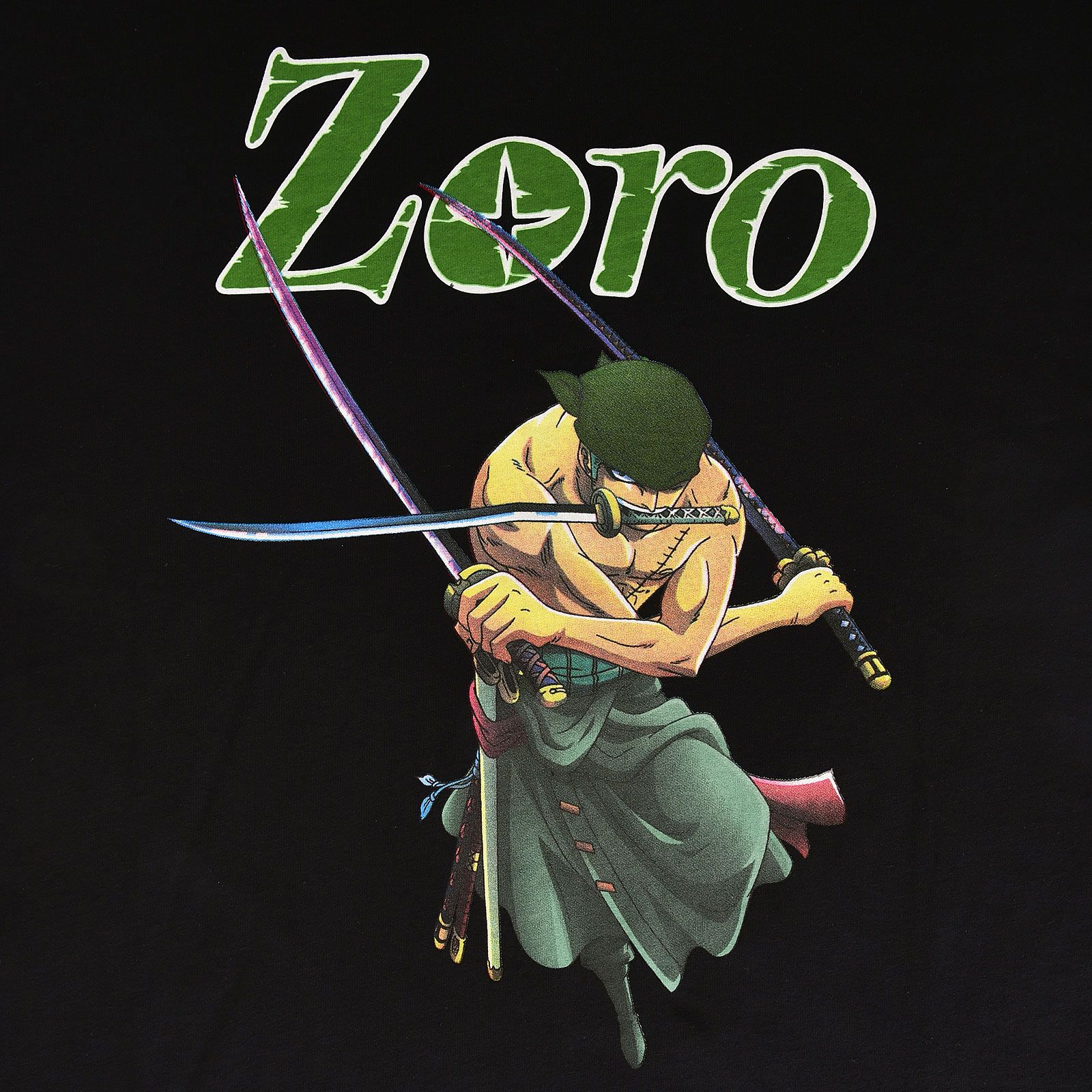 One Piece - Zoro T-Shirt Black | Elbenwald