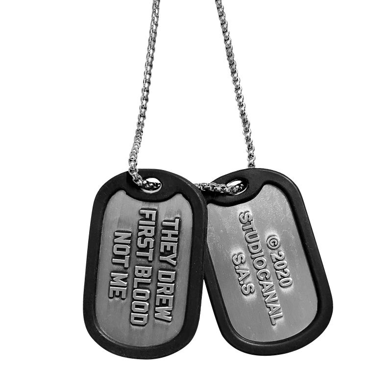 Rambo - Collier Dog-Tag Logo | Elbenwald