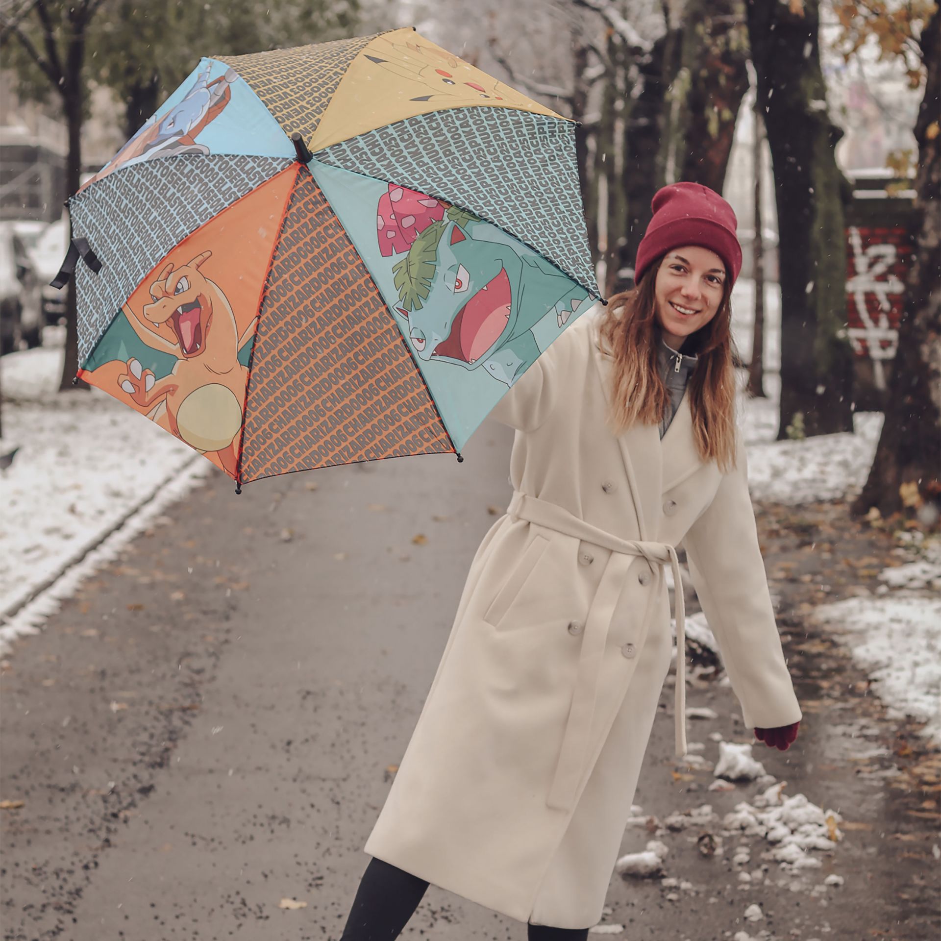 Pokemon - Pikachu & Friends Umbrella for Kids | Elbenwald