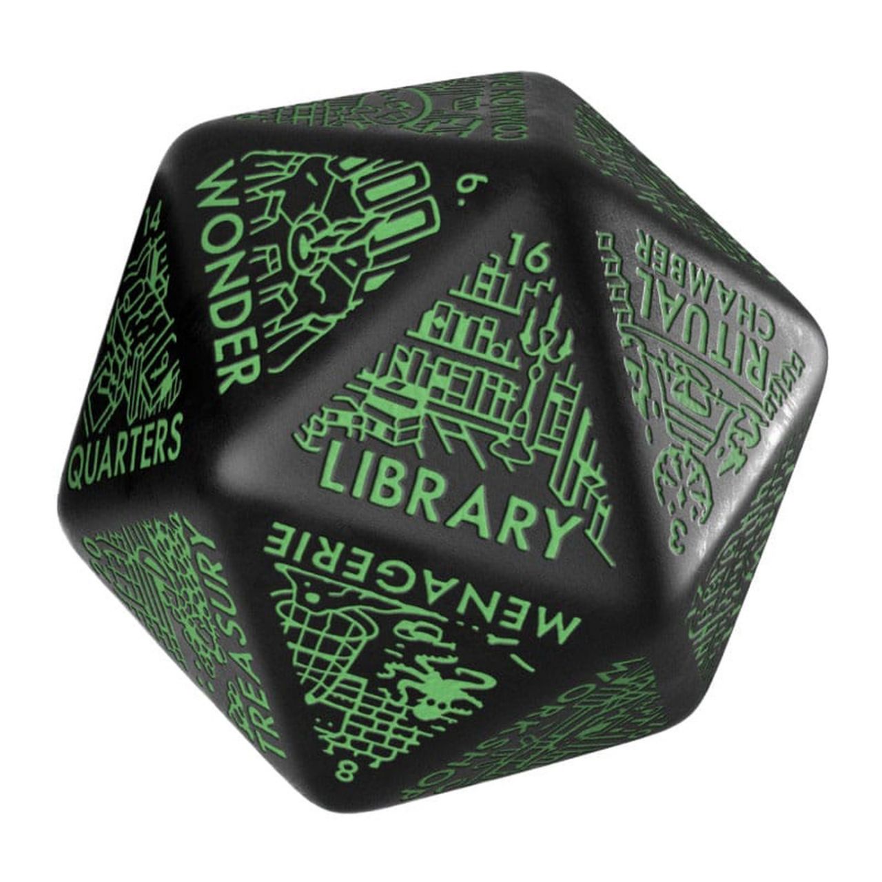 Viridian Dice Jumbo Dungeon Room Generator D20 | Elbenwald