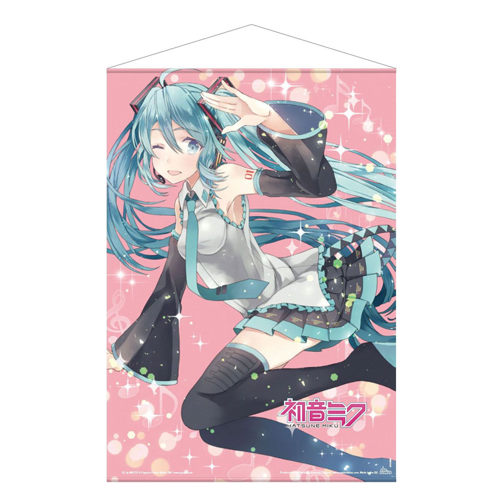 Hatsune Miku - Glitter Miku Wall Scroll | Elbenwald