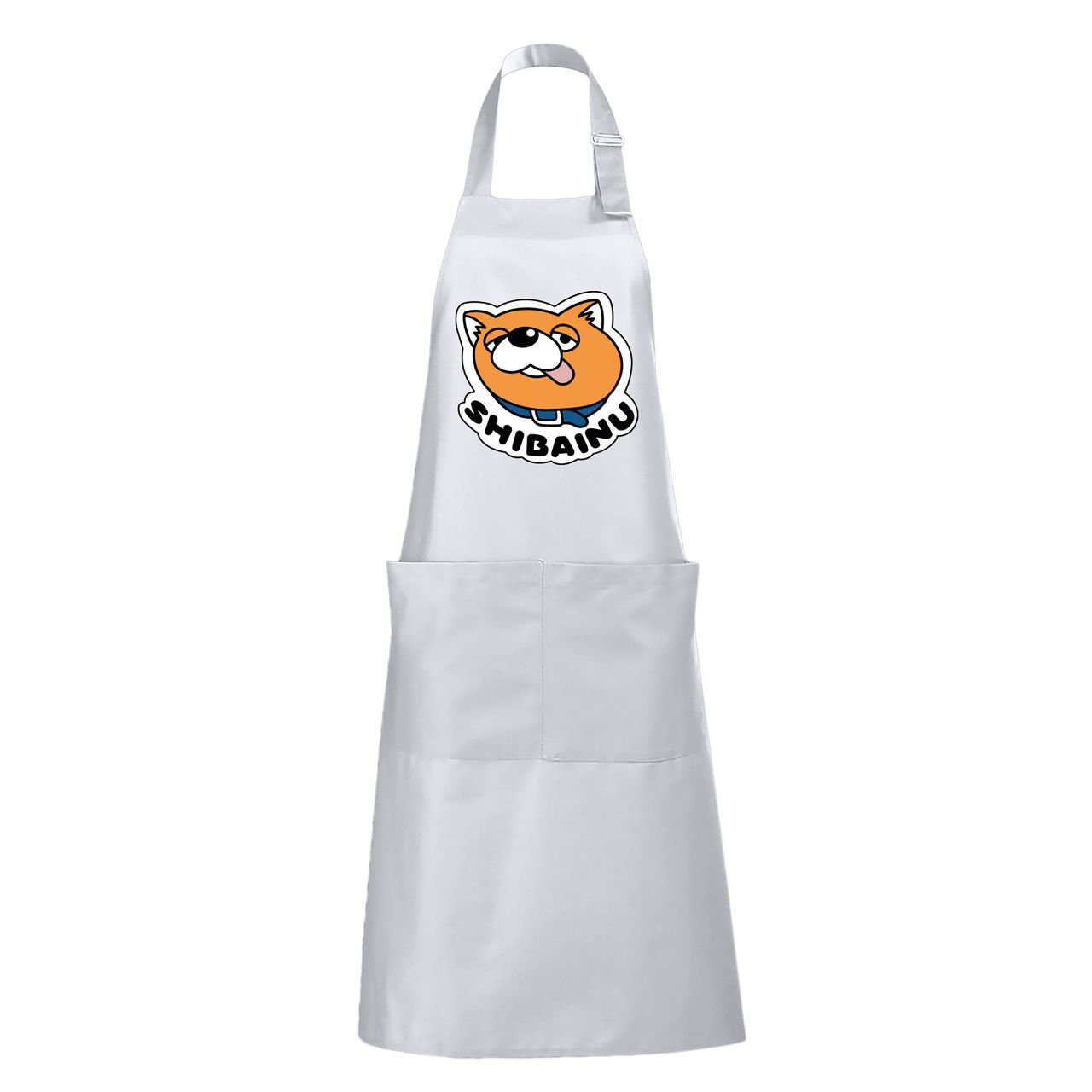 Shiba Inu Apron for Manga Fans White | Yakuza goes househusband | Elbenwald