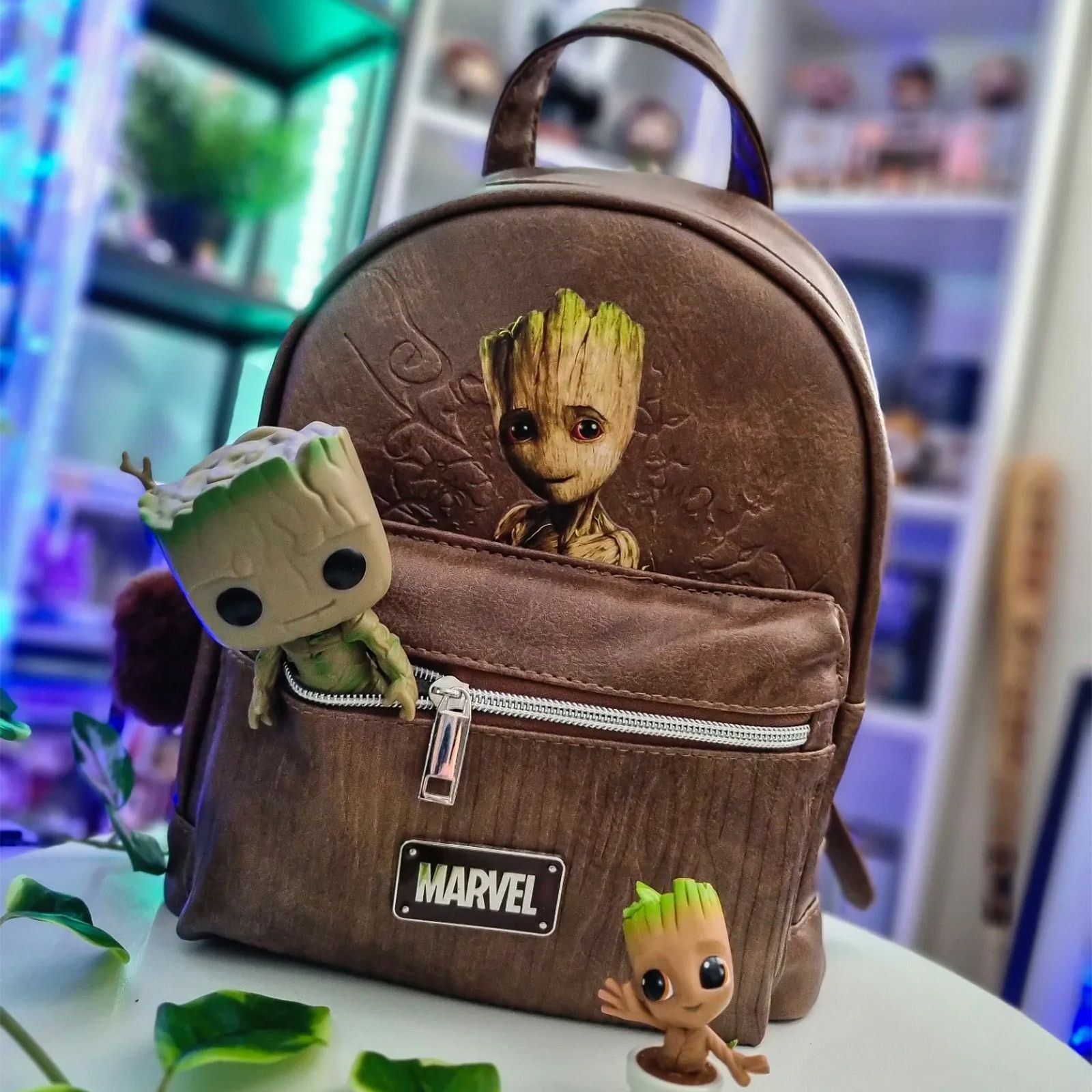 Guardians of the Galaxy - Groot Mini Rucksack braun | Elbenwald