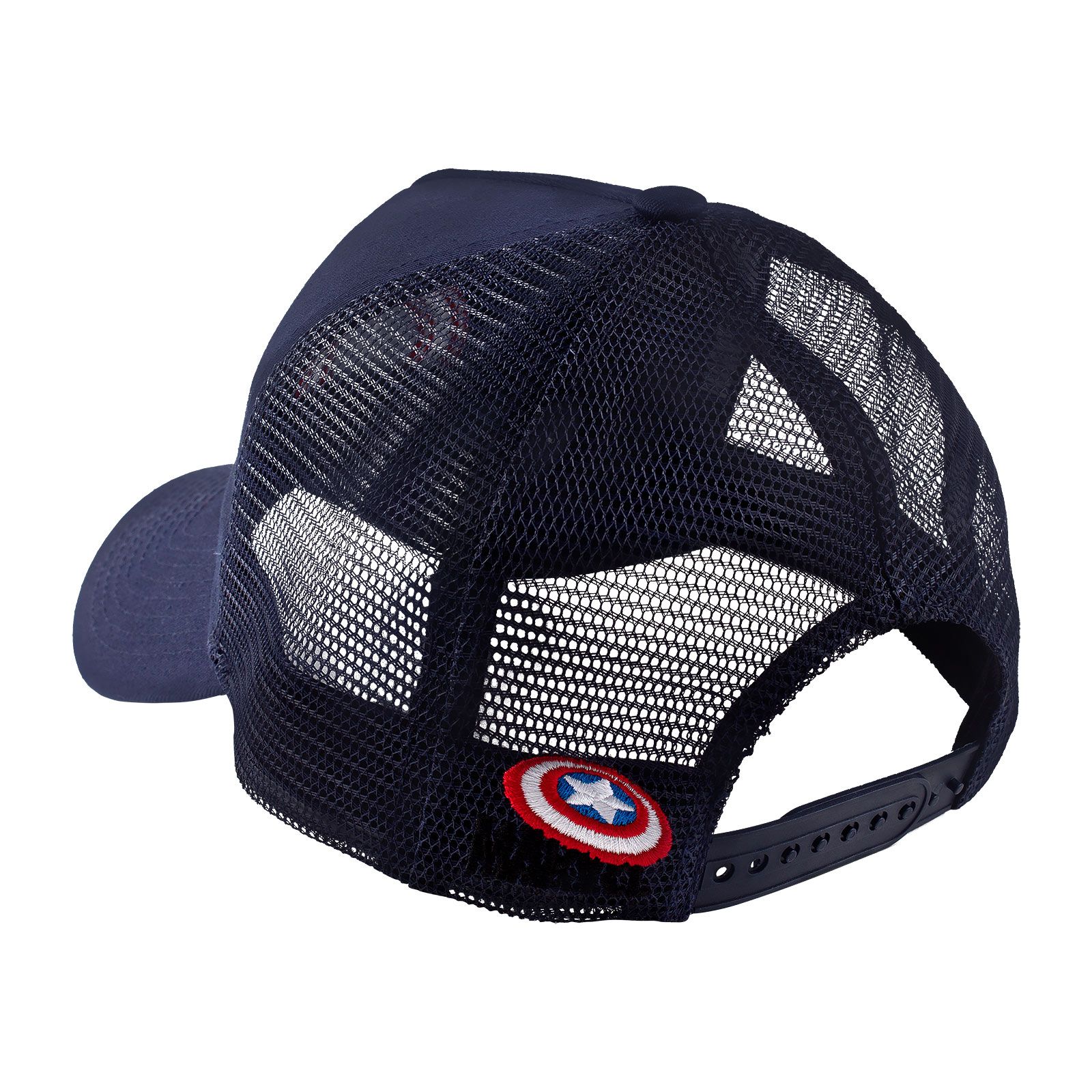 Captain America - Shield Logo Mesh Baseball Cap blue | Elbenwald