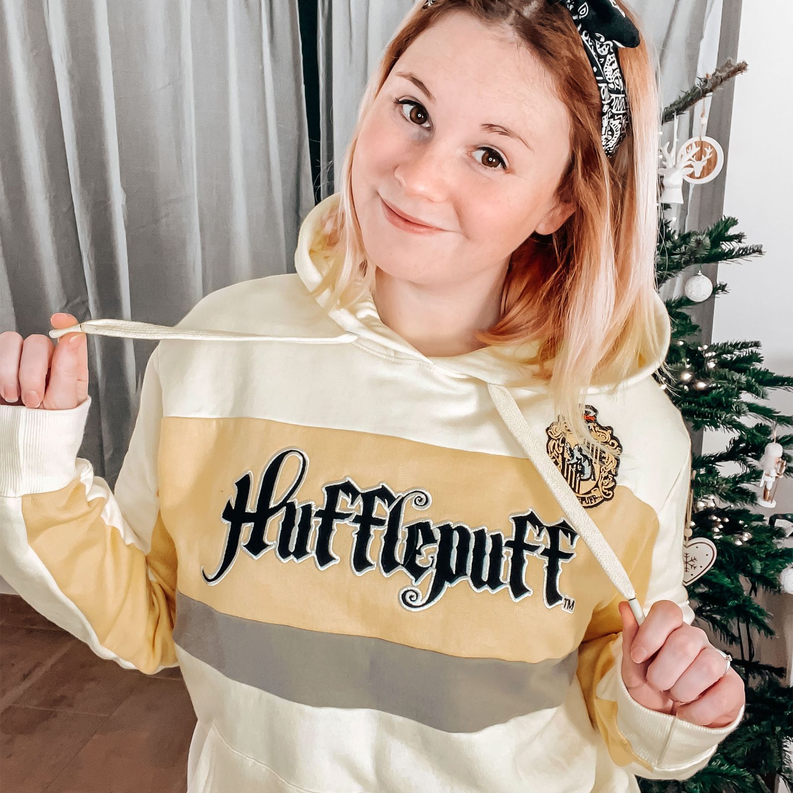 Harry Potter - Team Hufflepuff Block Hoodie | Elbenwald