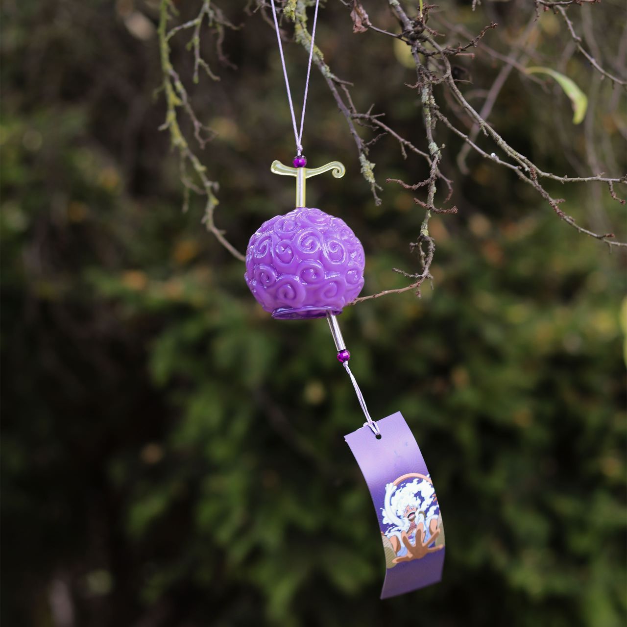 One Piece - Gomu Gomu Devil Fruit Japanese Wind Chime | Elbenwald