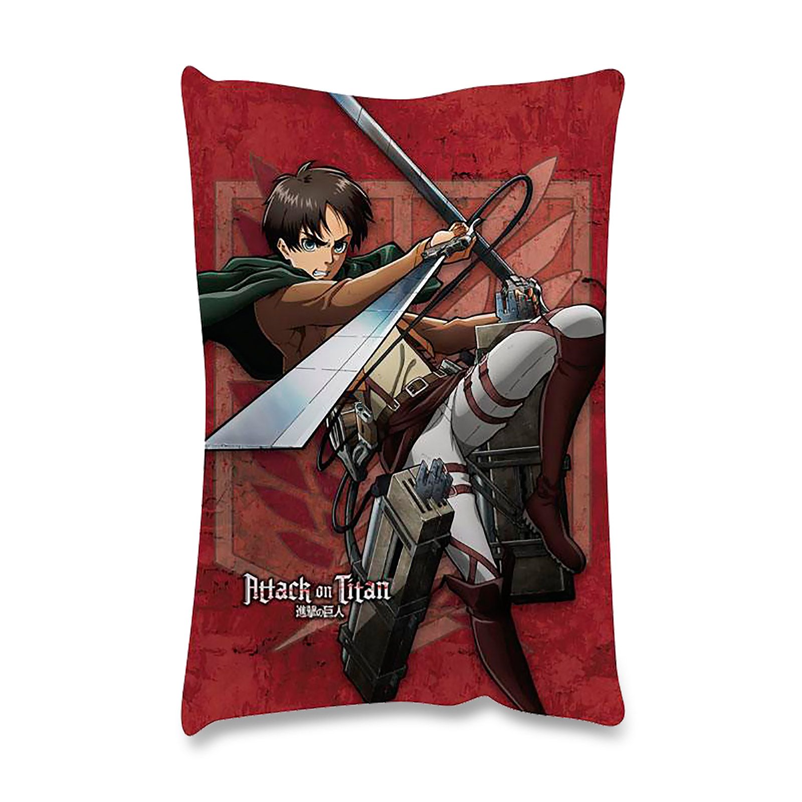 Attack on Titan - Eren Jaeger Pillow | Elbenwald
