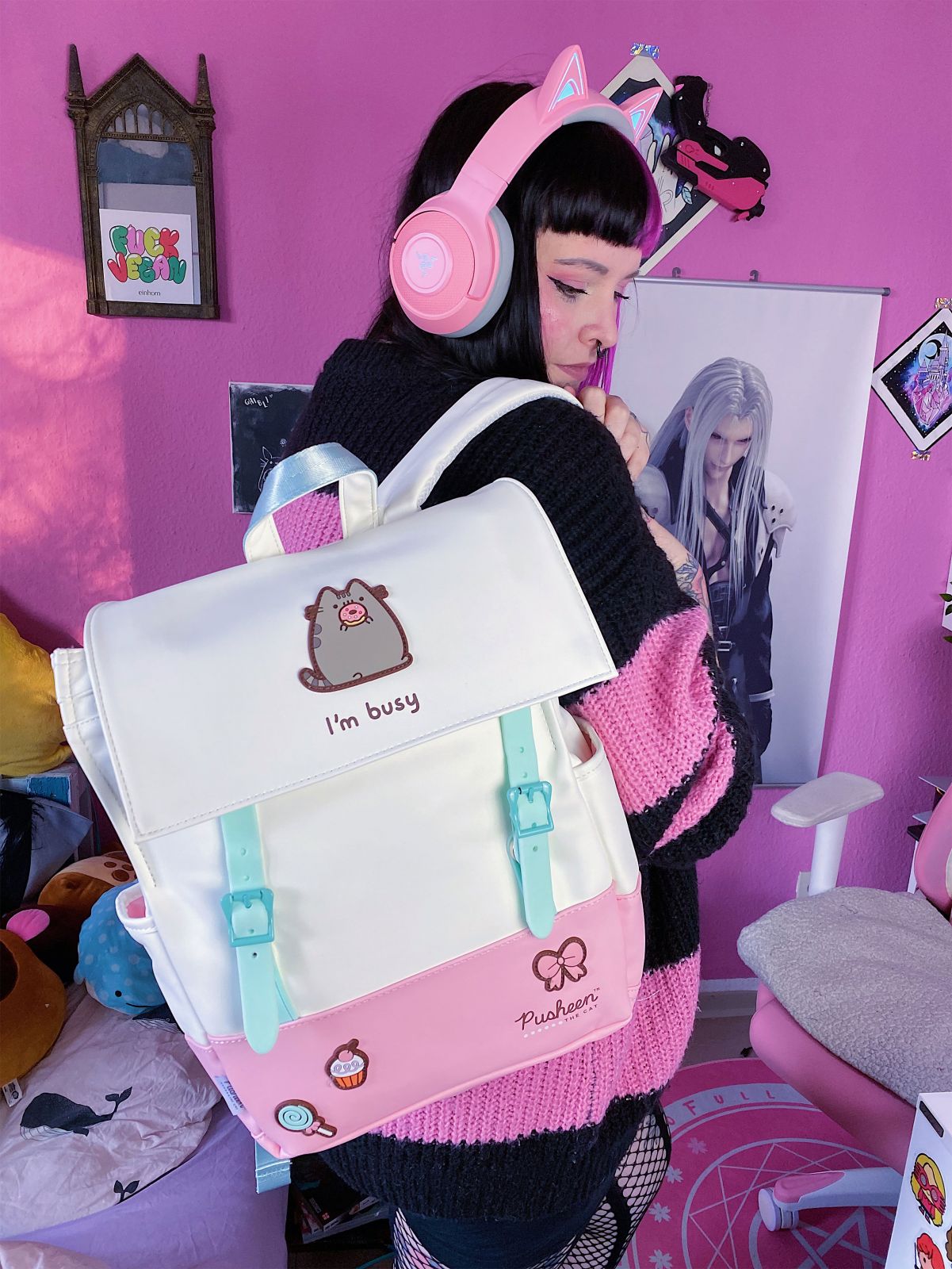 Pusheen - I'm Busy Backpack | Elbenwald