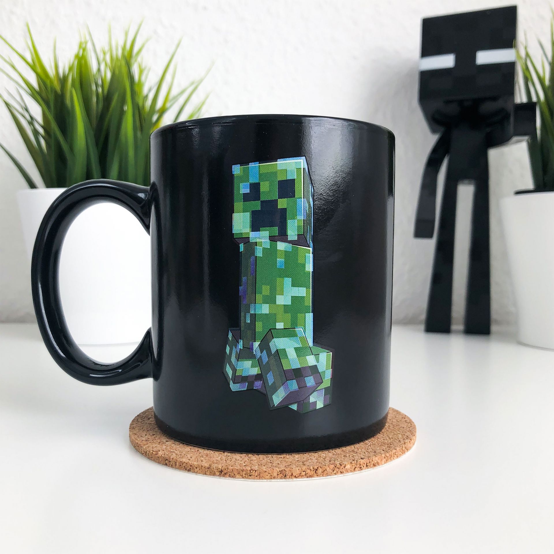 Minecraft - Creeper Thermo Effect Mug | Elbenwald