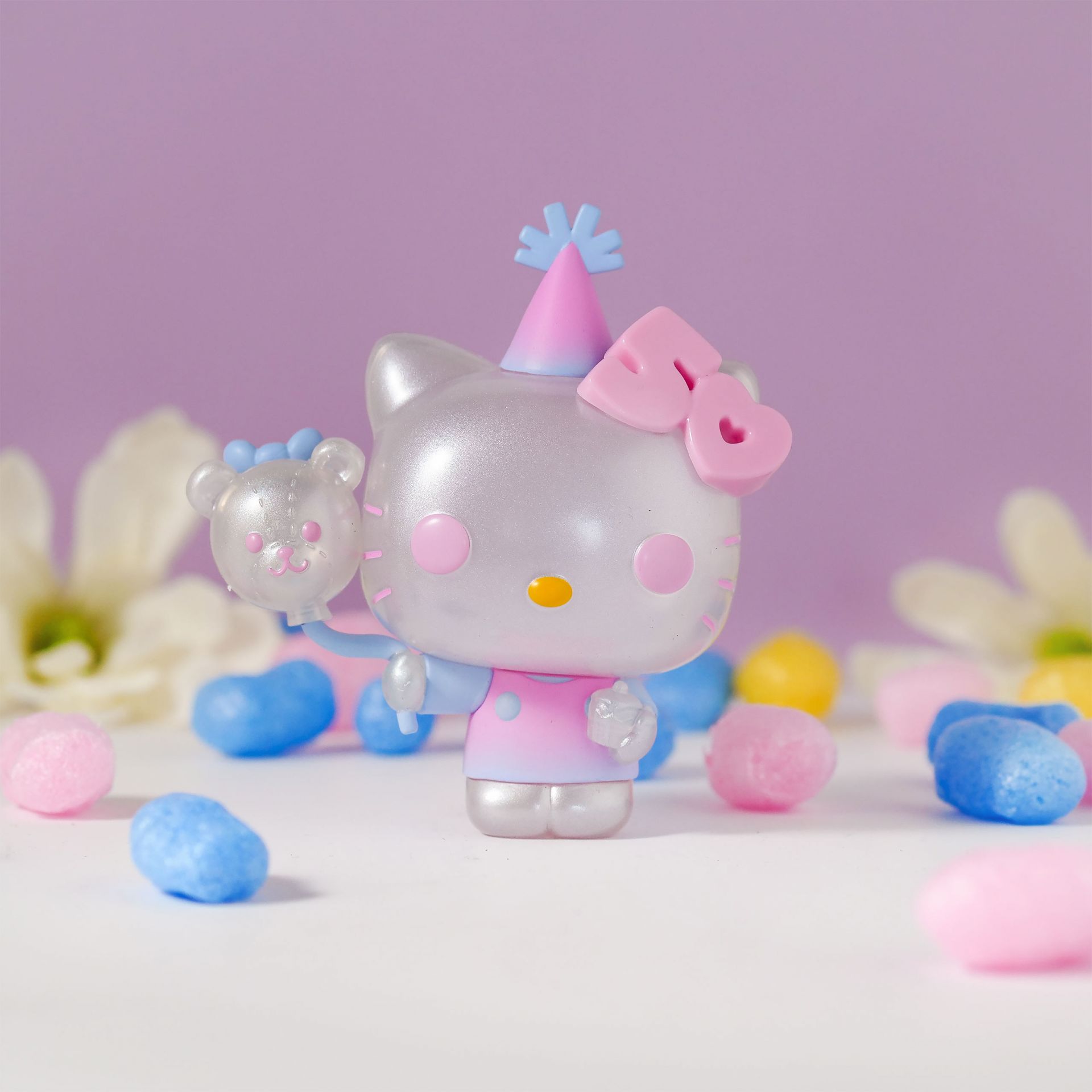 Hello Kitty Funko Pop Figur mit Ballon 50th Anniversary | Elbenwald