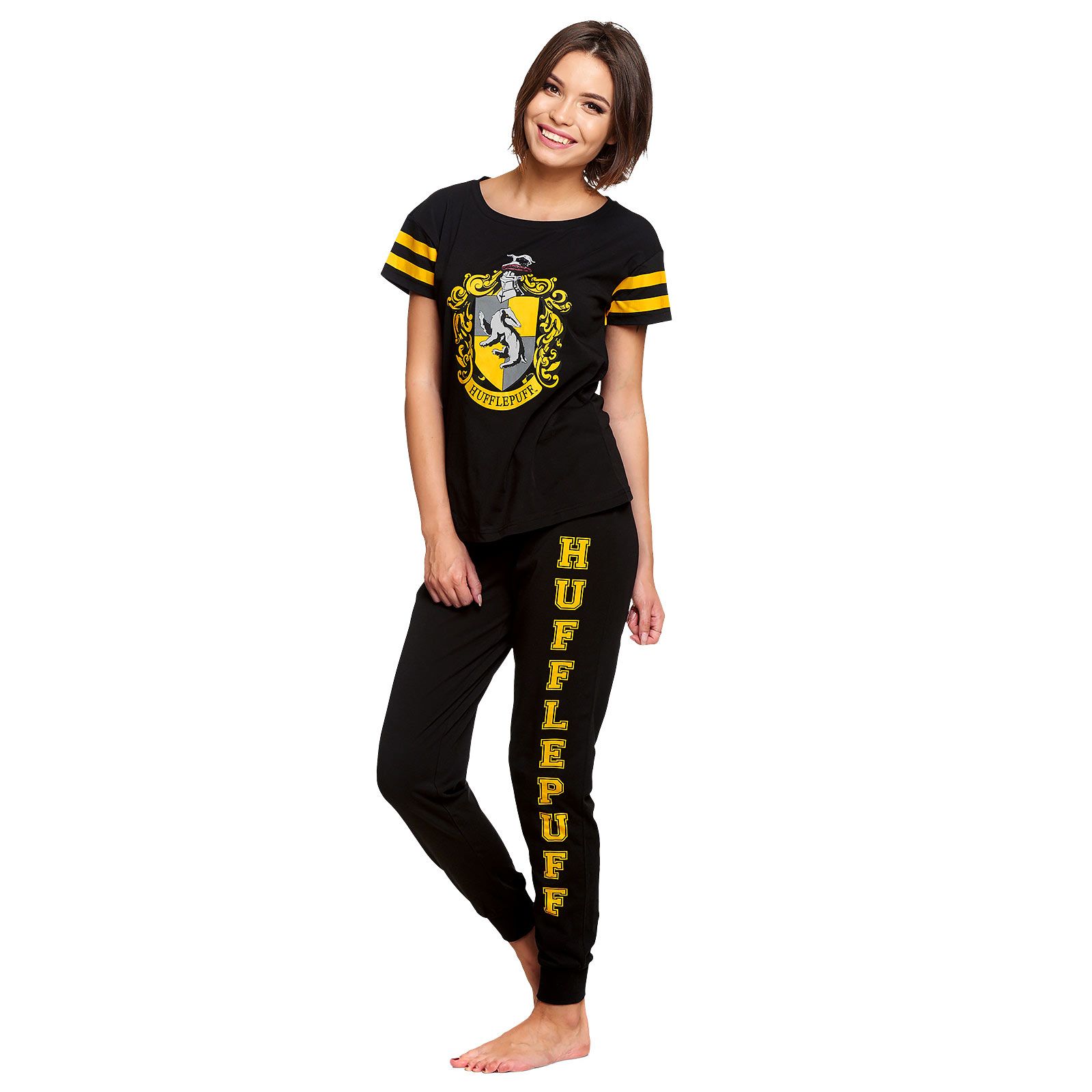 Harry Potter - Hufflepuff Crest Pyjama for Women | Elbenwald
