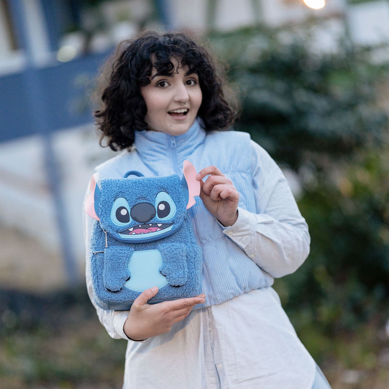 Lilo & Stitch - Pocket Stitch Plüsch Mini Rucksack | Elbenwald