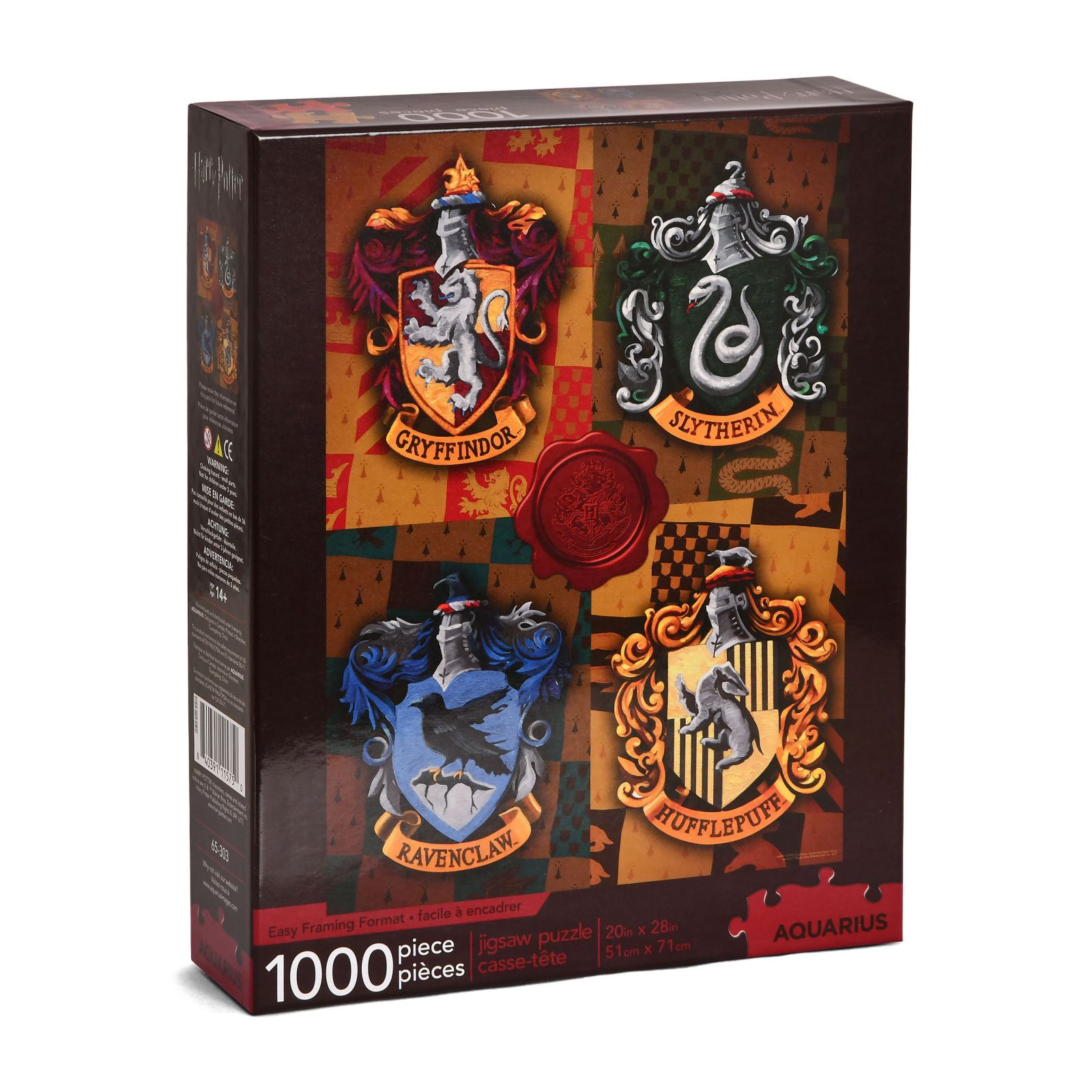Harry Potter - Hogwarts House Crests Puzzle 1000 Pieces | Elbenwald