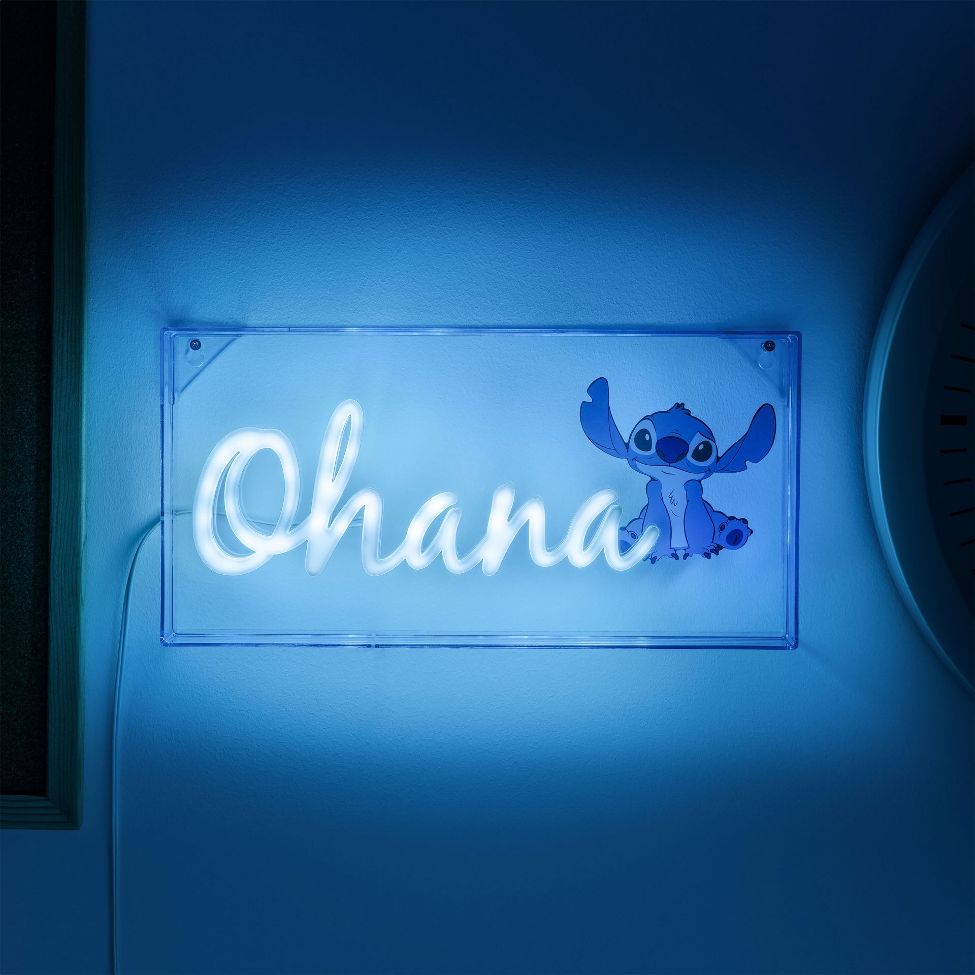Lampe Néon Stitch Ohana - Lilo & Stitch | Elbenwald