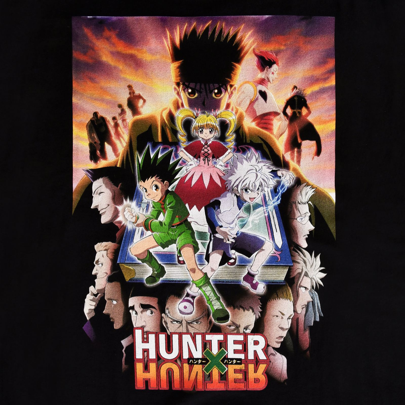 Hunter x Hunter - Camiseta de grupo negra | Elbenwald