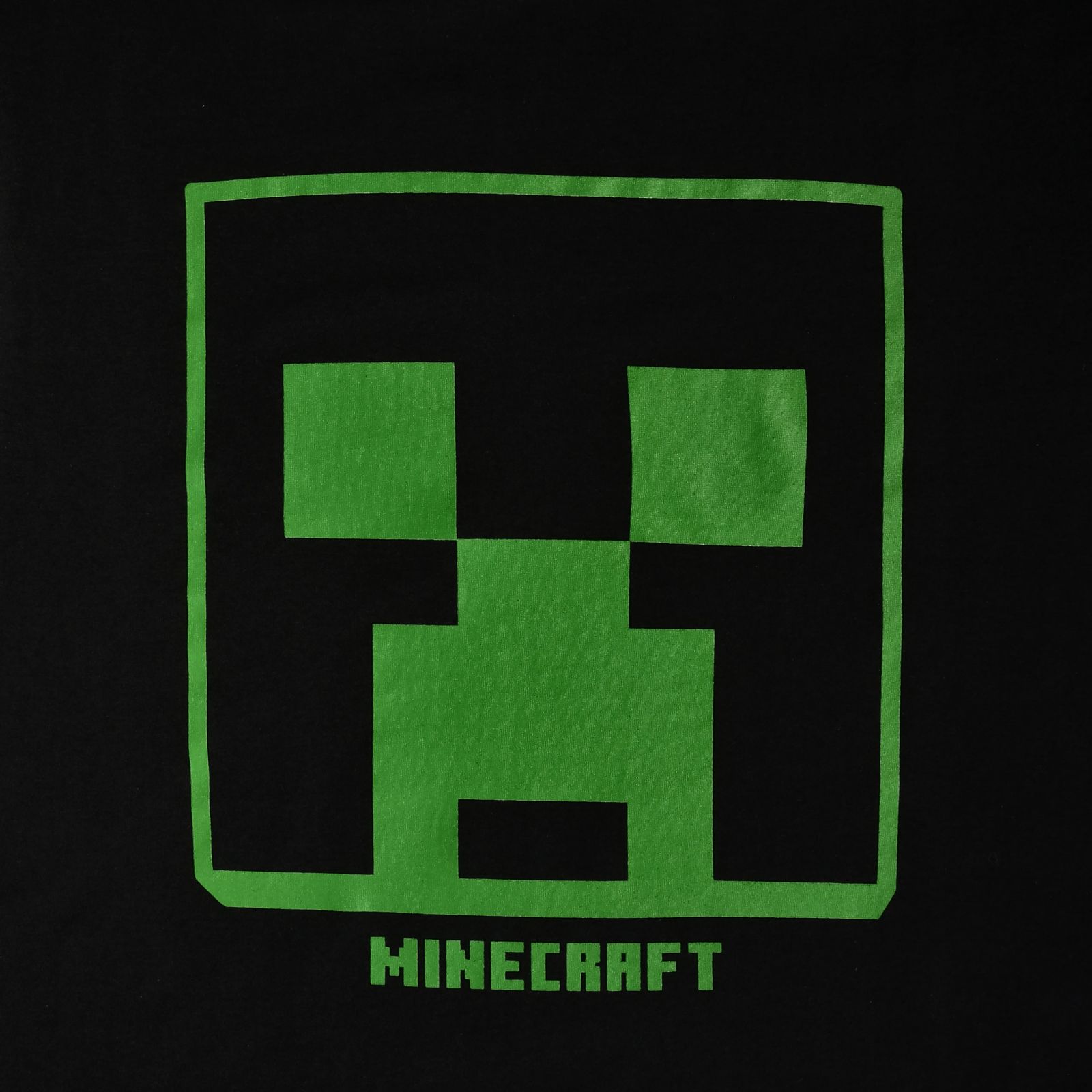 Minecraft - Creeper Logo T-Shirt Black | Elbenwald