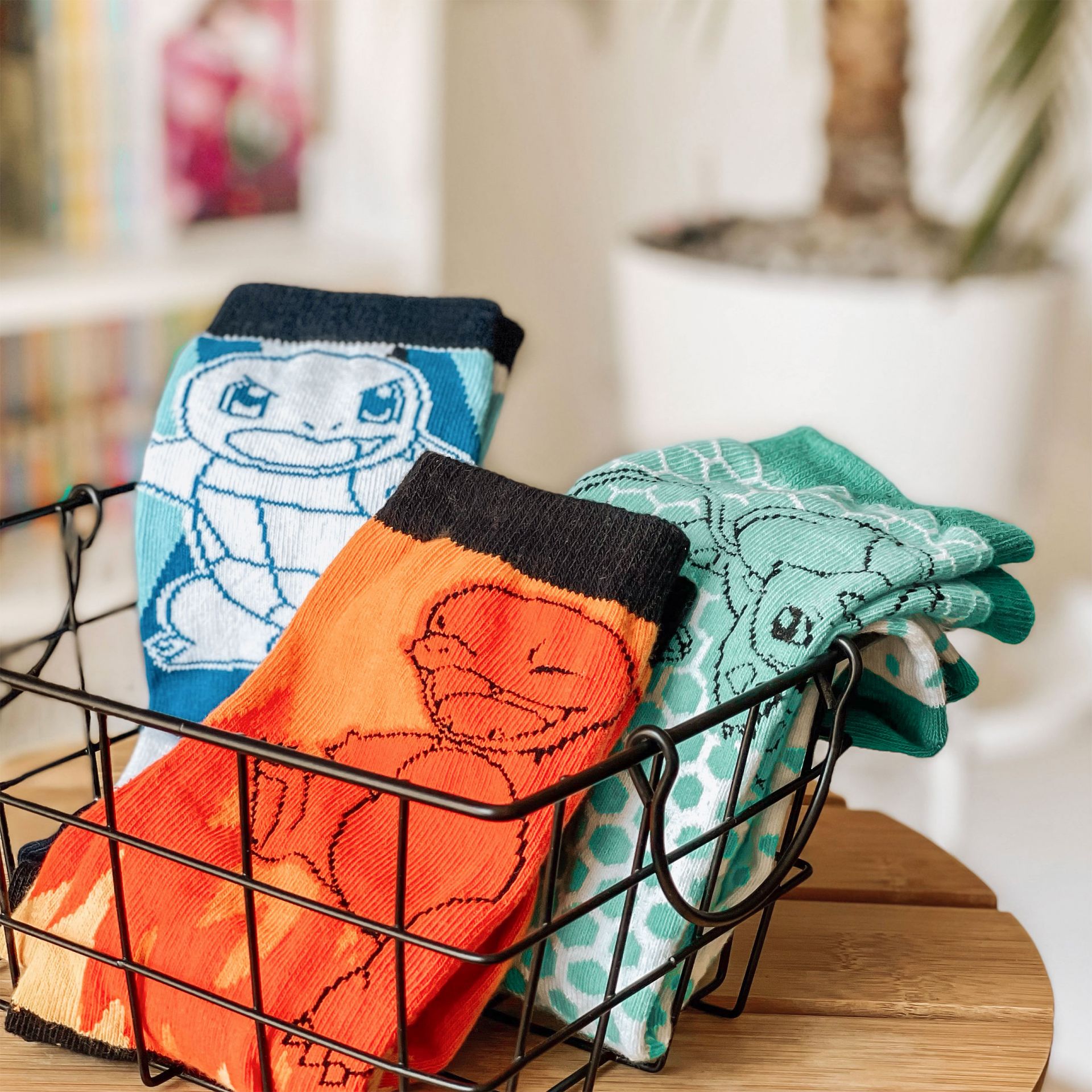 Pokemon - Glumanda, Schiggy, Bisasam Socken 3er Set | Elbenwald