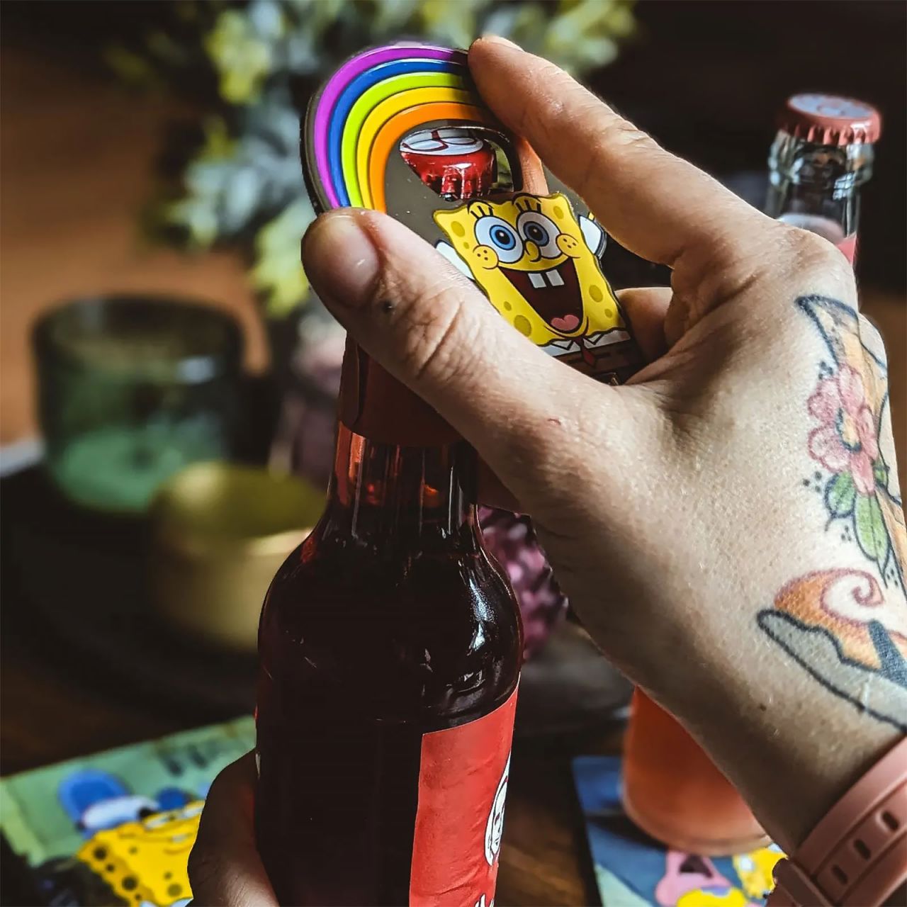 Spongebob - Rainbow Bottle Opener | SpongeBob | Elbenwald