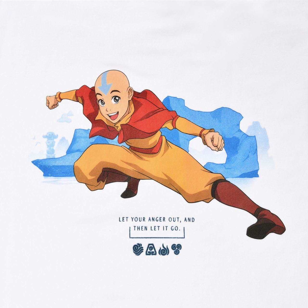 Avatar The Last Airbender - Aang White T-Shirt | Avatar: The Last ...