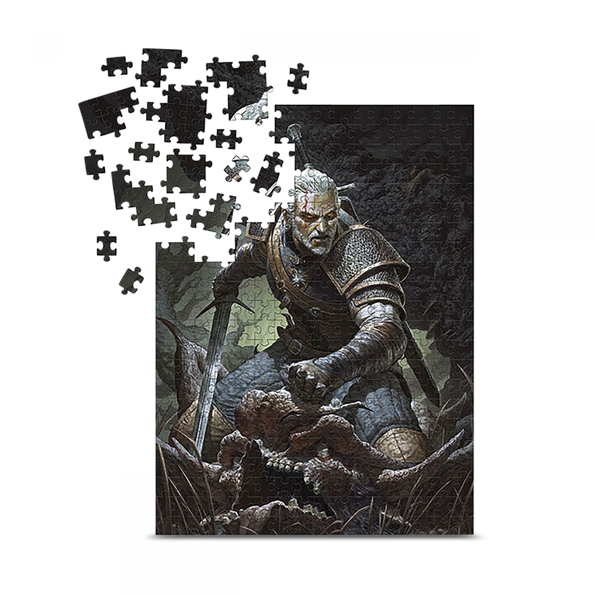 Witcher 3 - Puzzle Trophée Geralt 1000 Pièces | The Witcher | Elbenwald