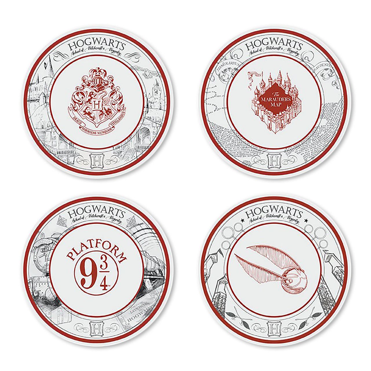 Harry Potter - Symbols Plate Set | Elbenwald