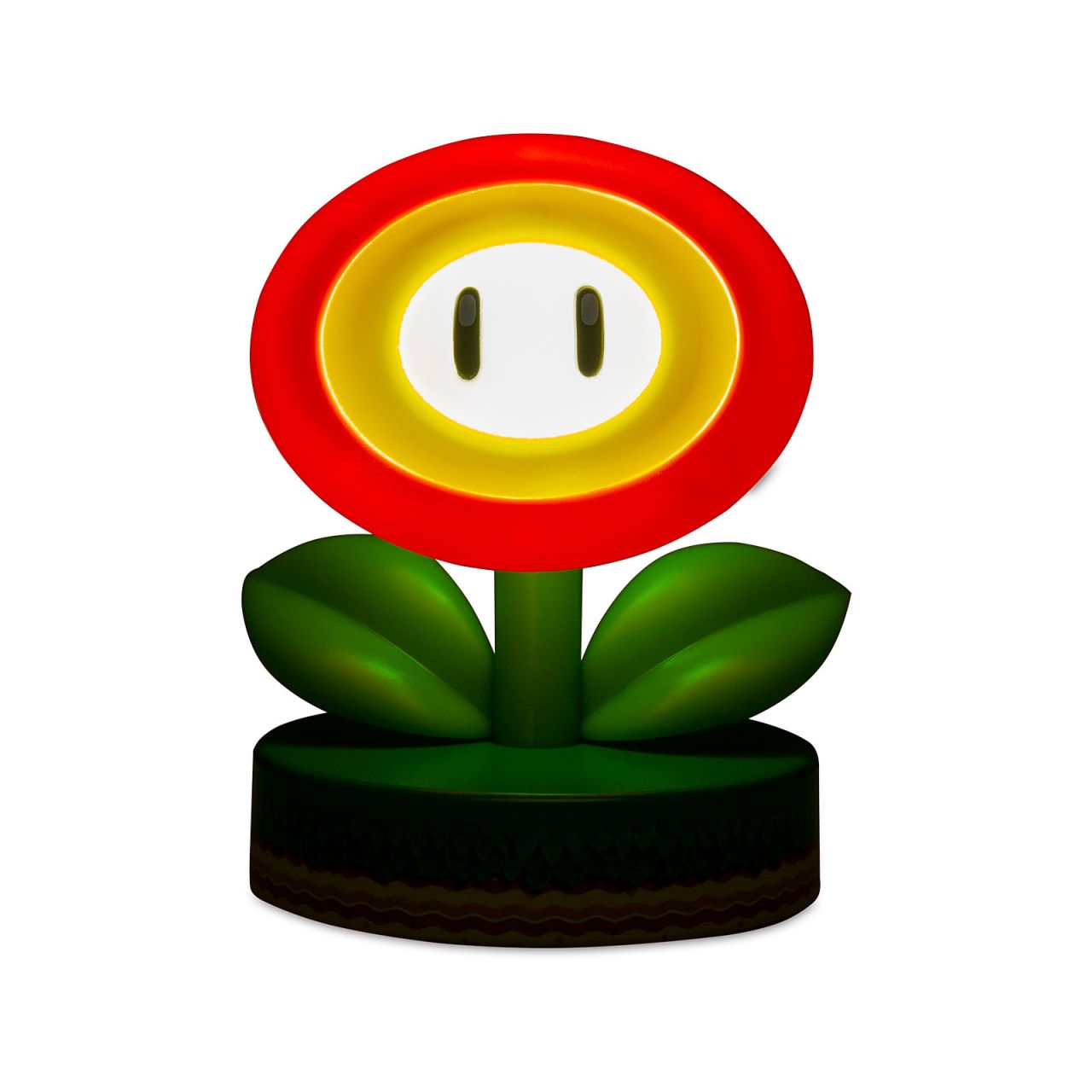 Super Mario - Feuerblume Icons 3D Tischlampe | Elbenwald