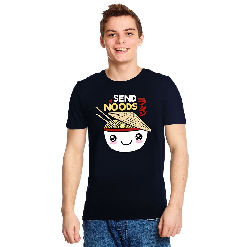 Send Noods Ramen T-shirt voor anime fans blauw | Elbenwald