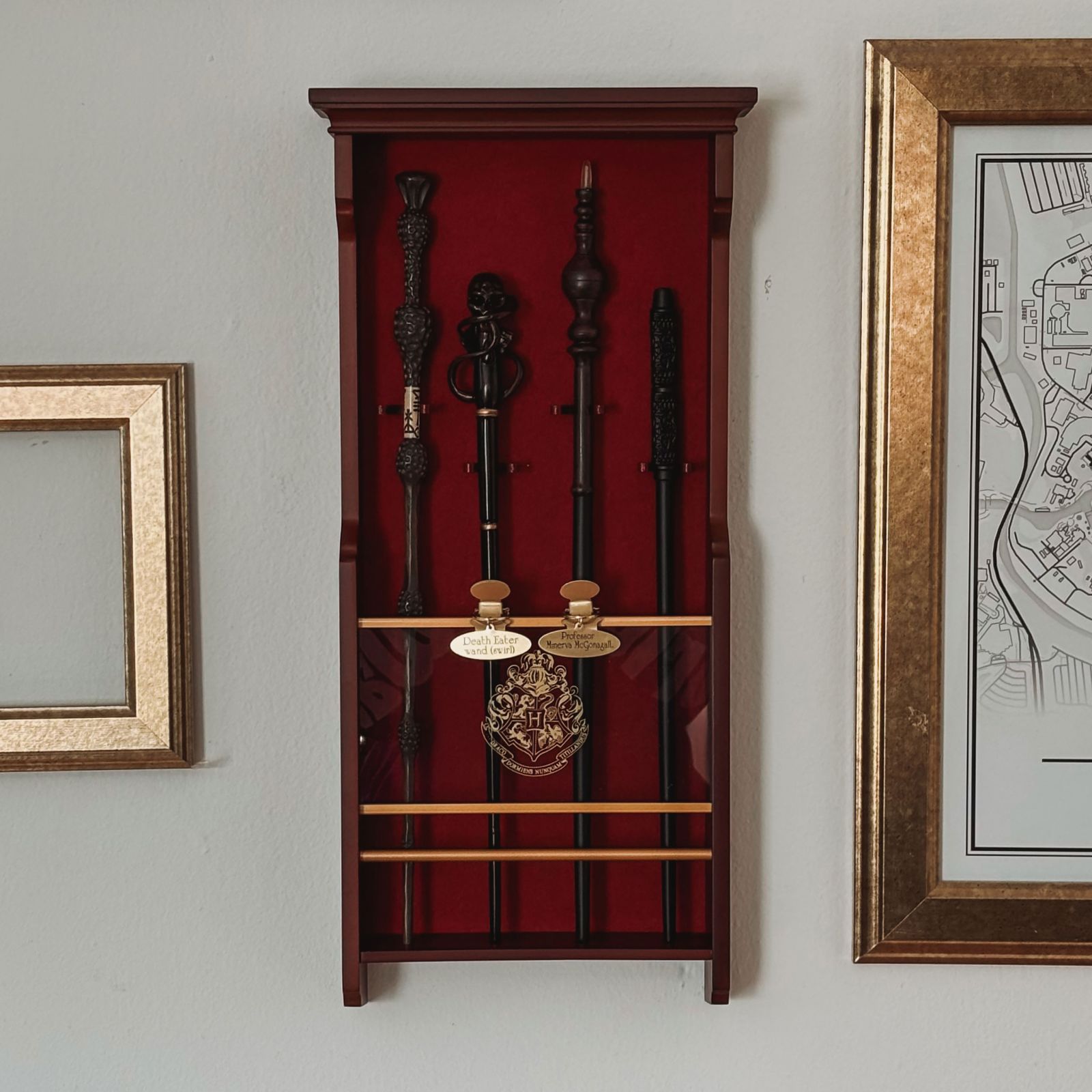 HP Wall Mount for 4 Character Magic Wands | Harry Potter | Elbenwald