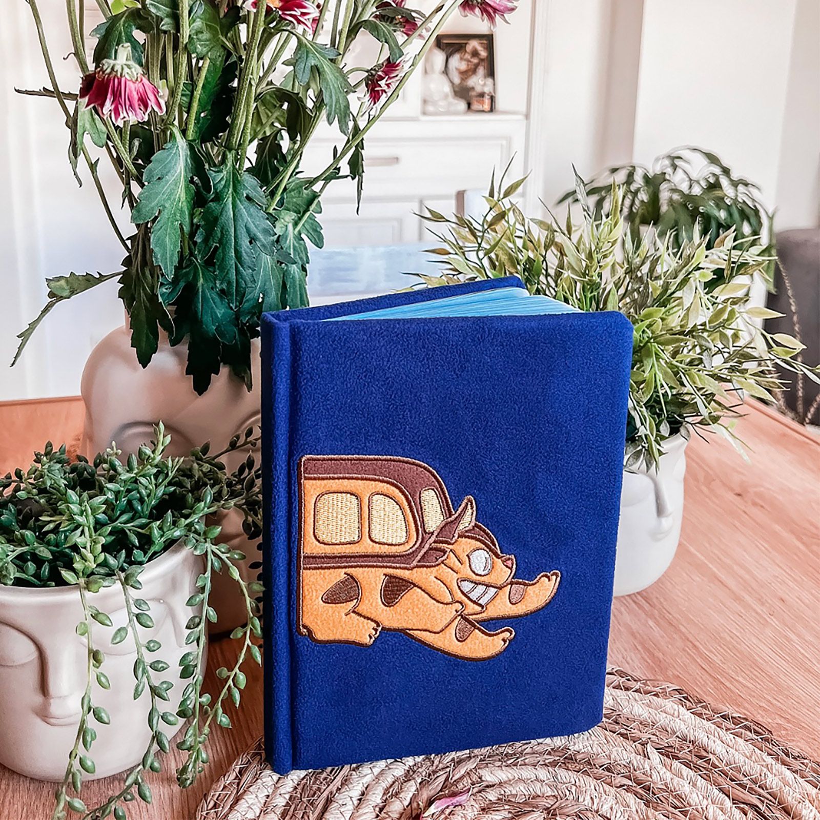 My Neighbor Totoro - Catbus Plush Notebook | Elbenwald