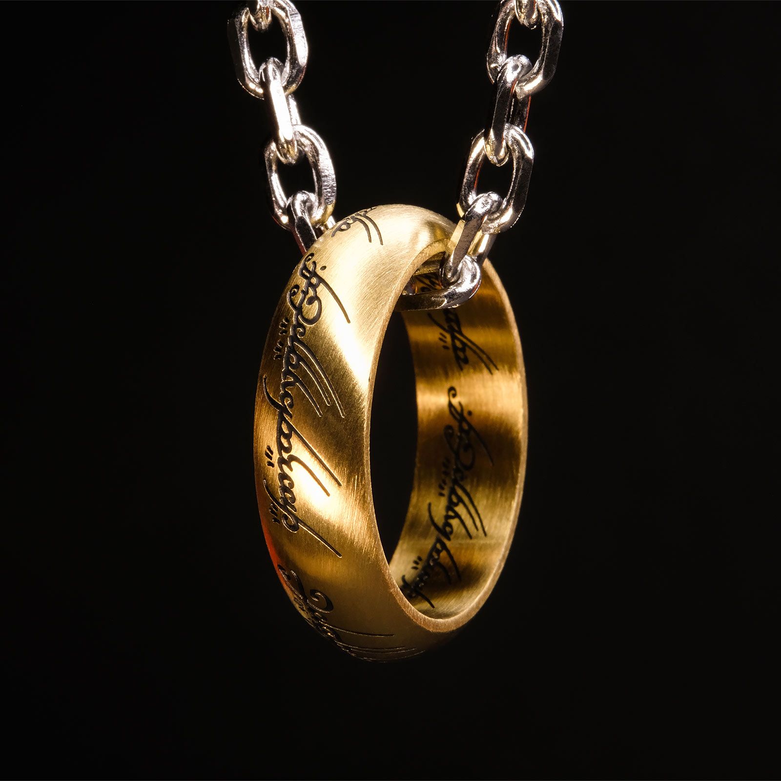 Lord of the Rings - The One Ring on Stainless Steel Chain | The Lord of ...