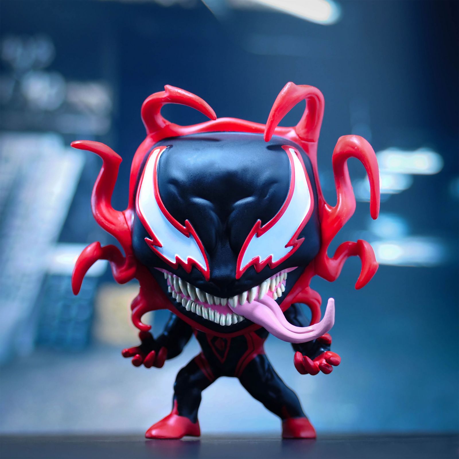 Spider-Man - Miles Morales (Venom/Carnage) Funko Pop Figur mit Wackelkopf | Elbenwald