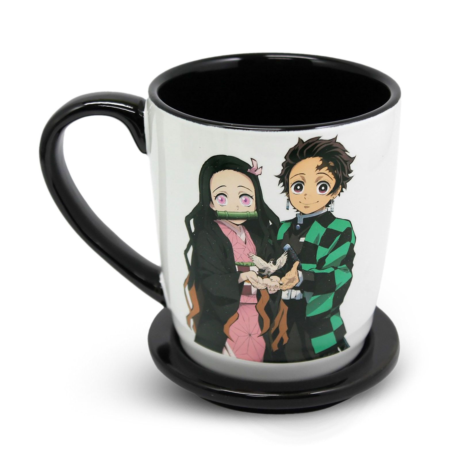 Demon Slayer - Nezuko & Tanjiro Kamado Cup with Lid | Elbenwald