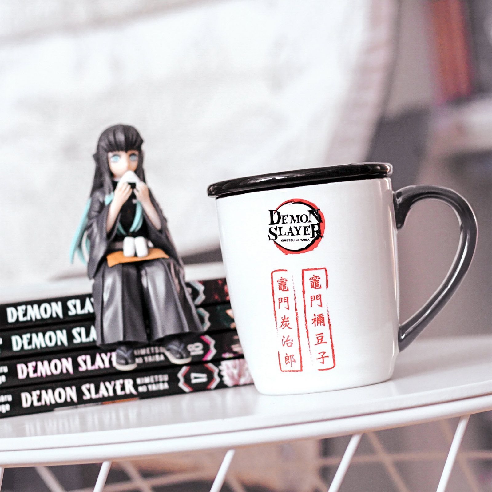 Demon Slayer - Nezuko & Tanjiro Kamado Cup with Lid | Elbenwald