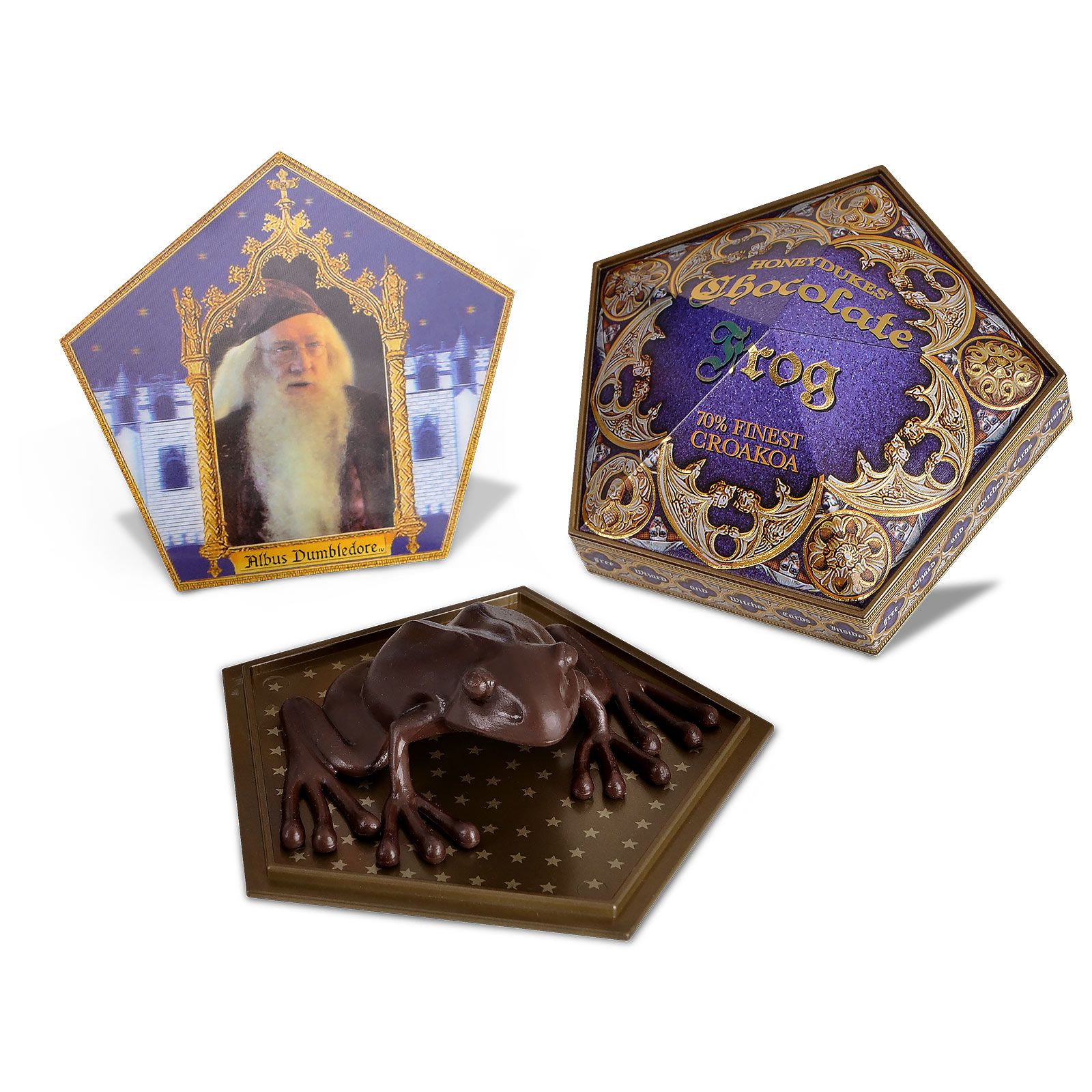 Chocolate Frog Figure with Collectible Card - Harry Potter Replica ...