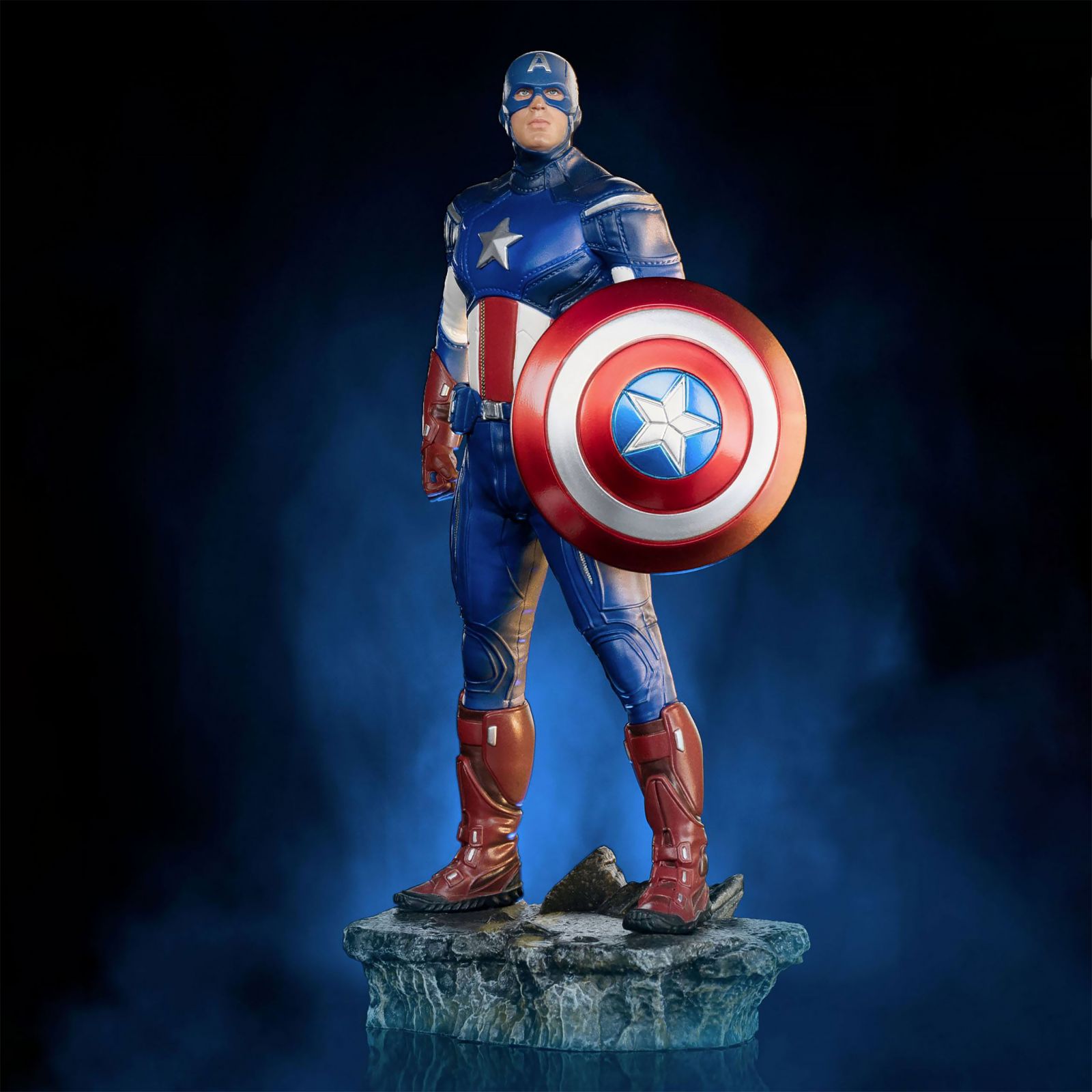 Captain America - La Saga de l'Infini Bataille de NY Statue d'Art à l ...